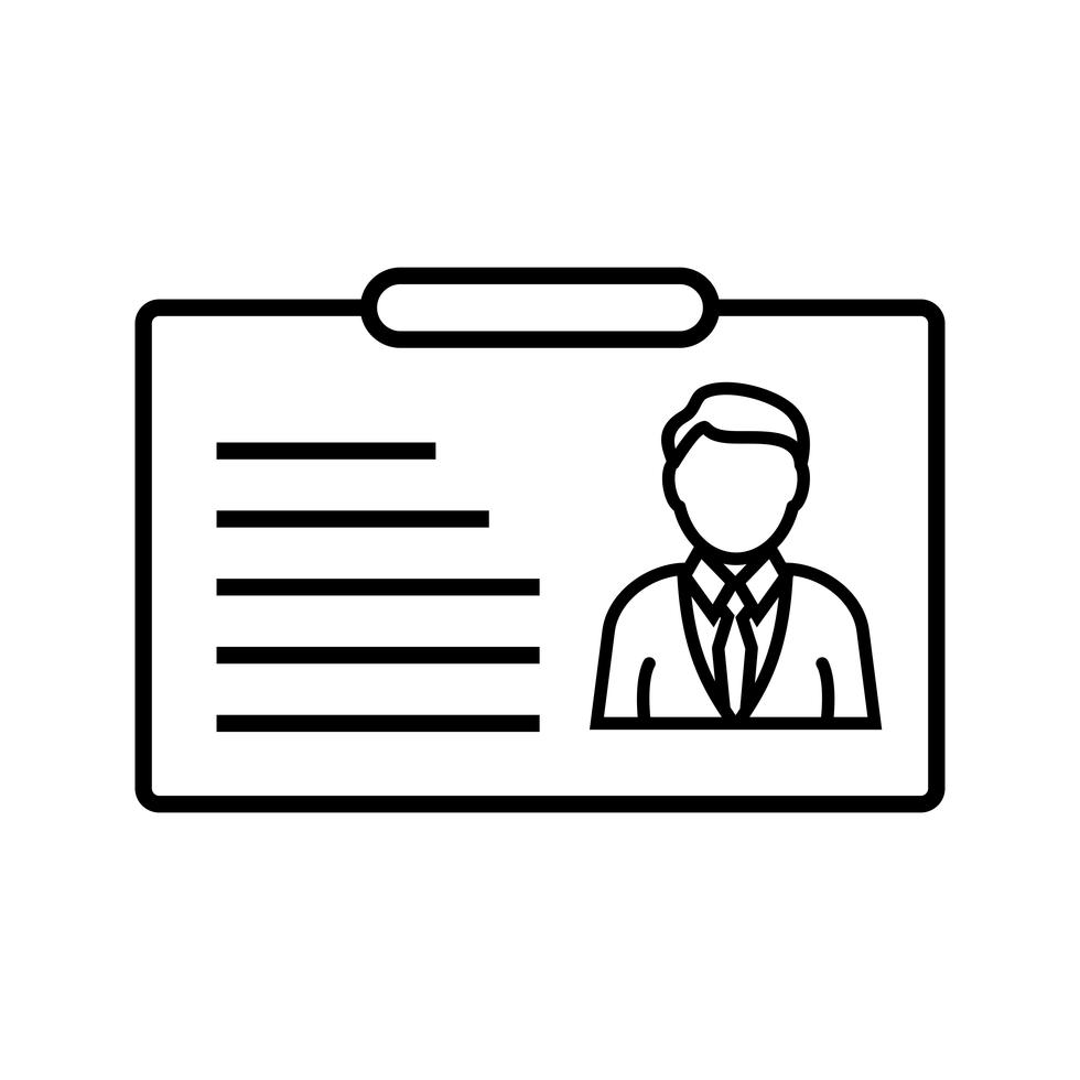 ID card Line Black Icon 495435 Vector Art at Vecteezy ID card Line Black Icon 495435 Vector Art at Vecteezy