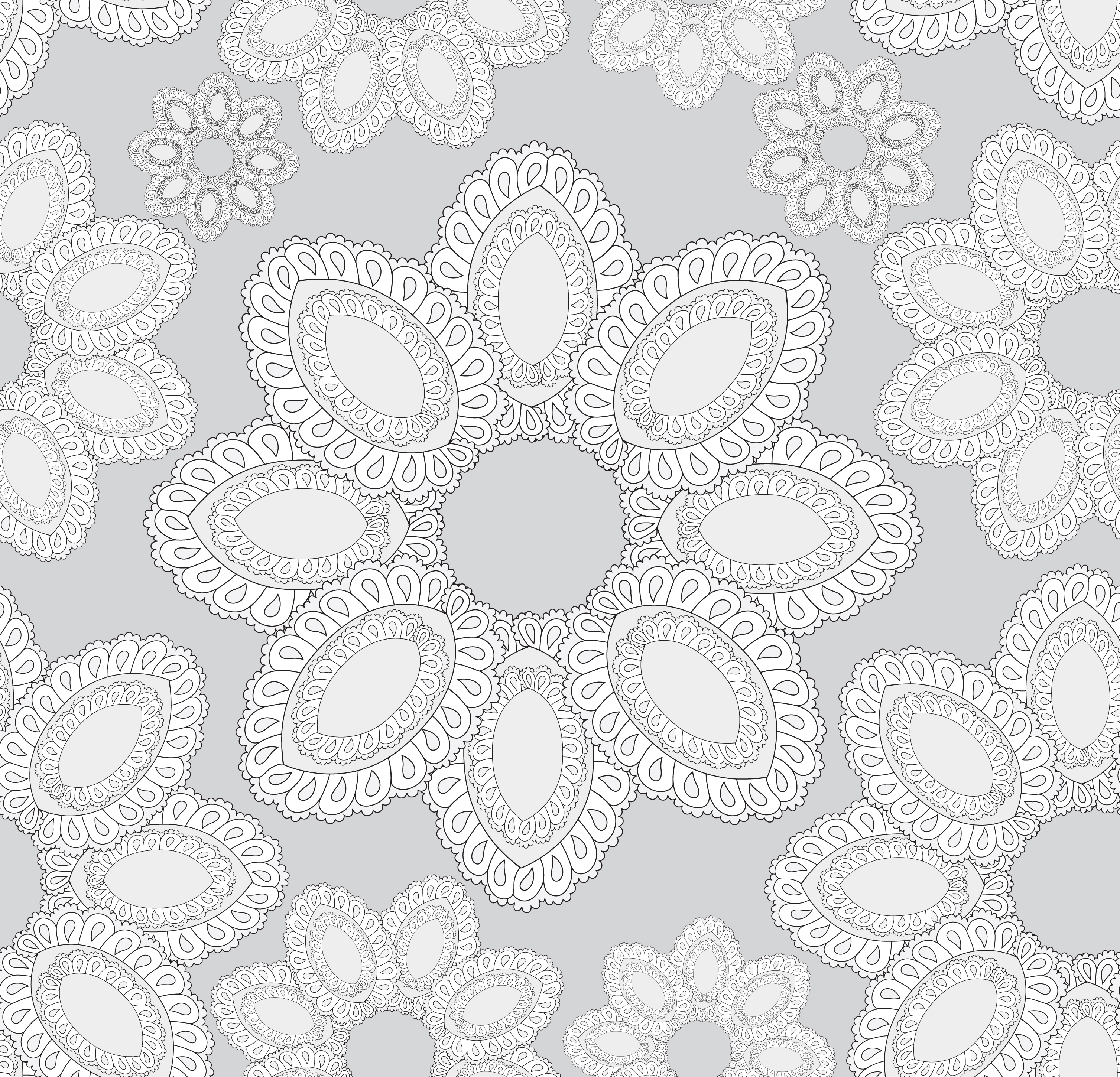 Abstract Oriental Floral Seamless Pattern 502254 Vector Art At Vecteezy