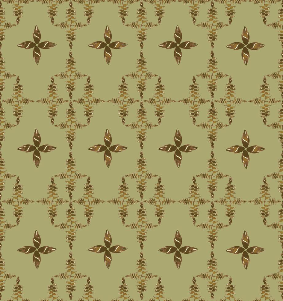 Abstract Oriental Floral Tile Pattern Geometric Ornament 502262