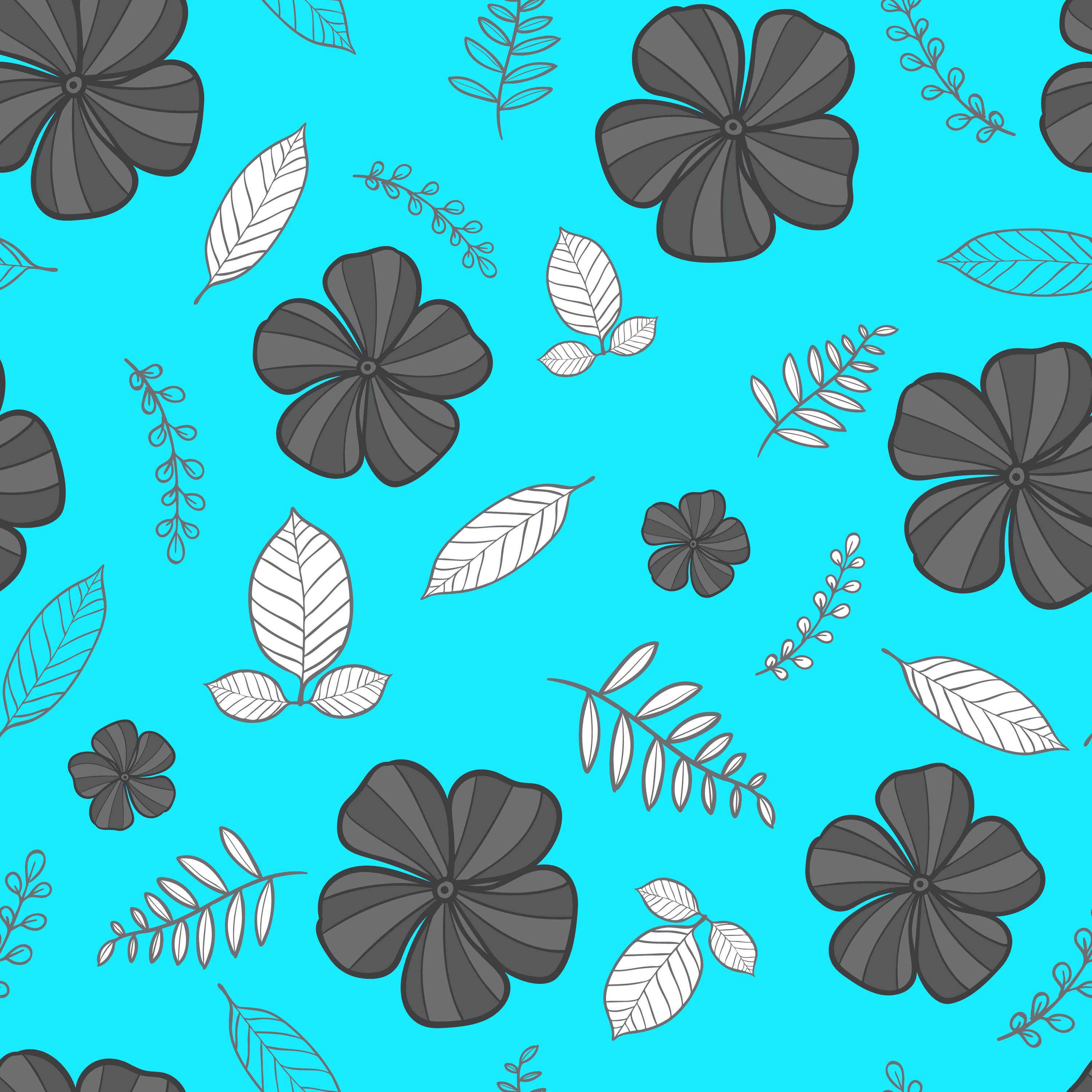 Flower Seamless Pattern Floral Pattern 506295 Vector Art At Vecteezy