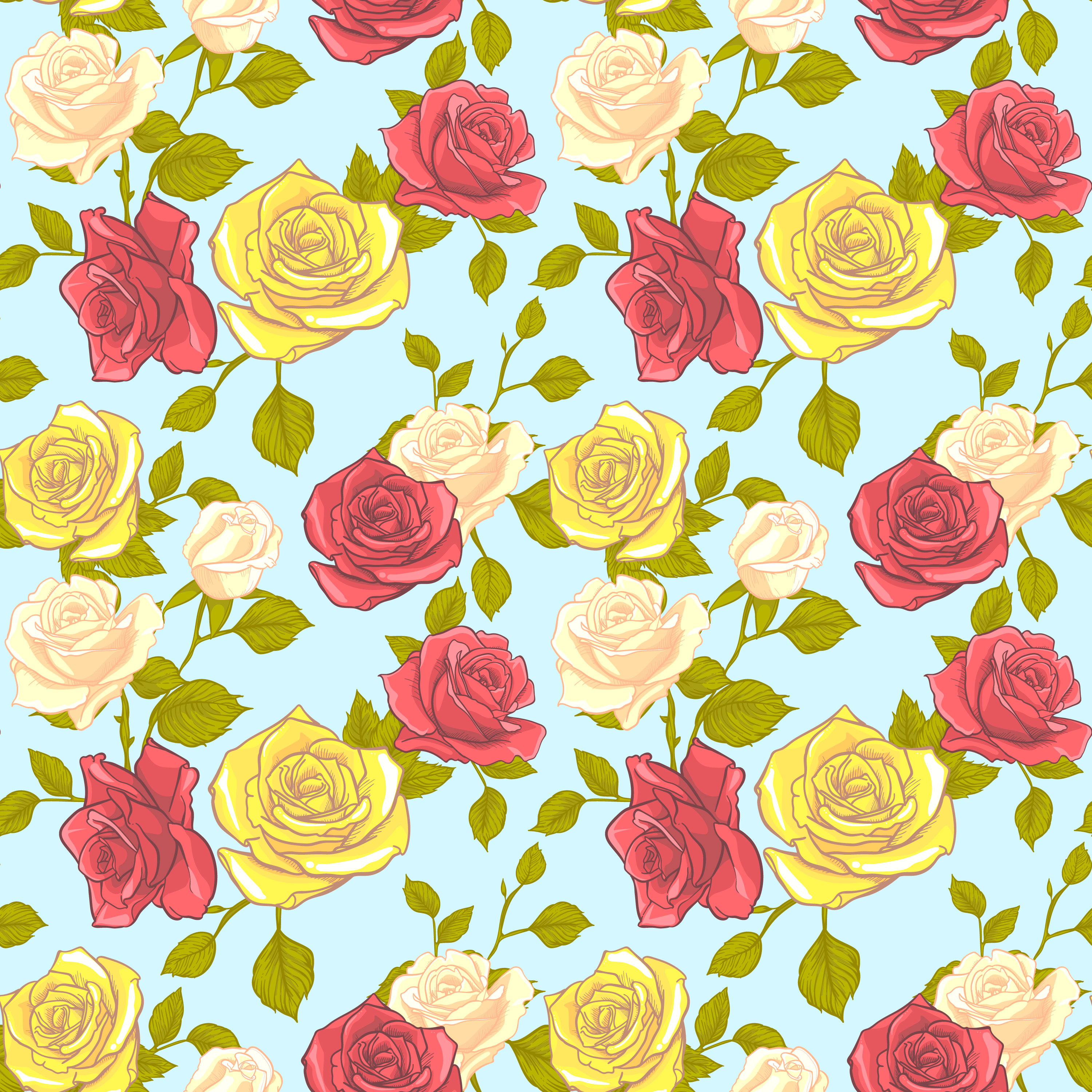 flower rose seamless pattern, vector floral rose seamless pattern ... flower rose seamless pattern, vector floral rose seamless pattern ...