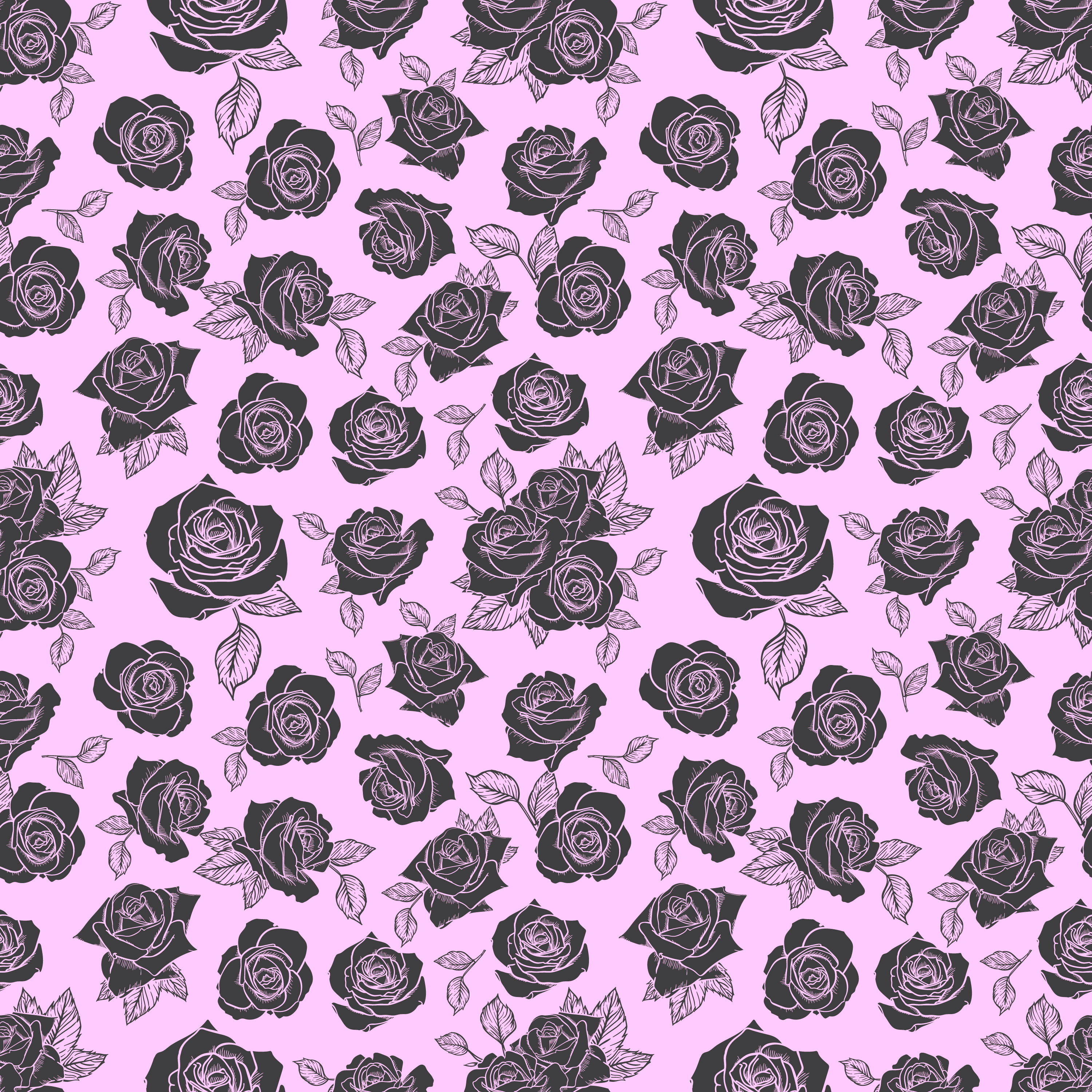 Rose Seamless pattern, flower seamless pattern, vector floral seamless ... Rose Seamless pattern, flower seamless pattern, vector floral seamless ...