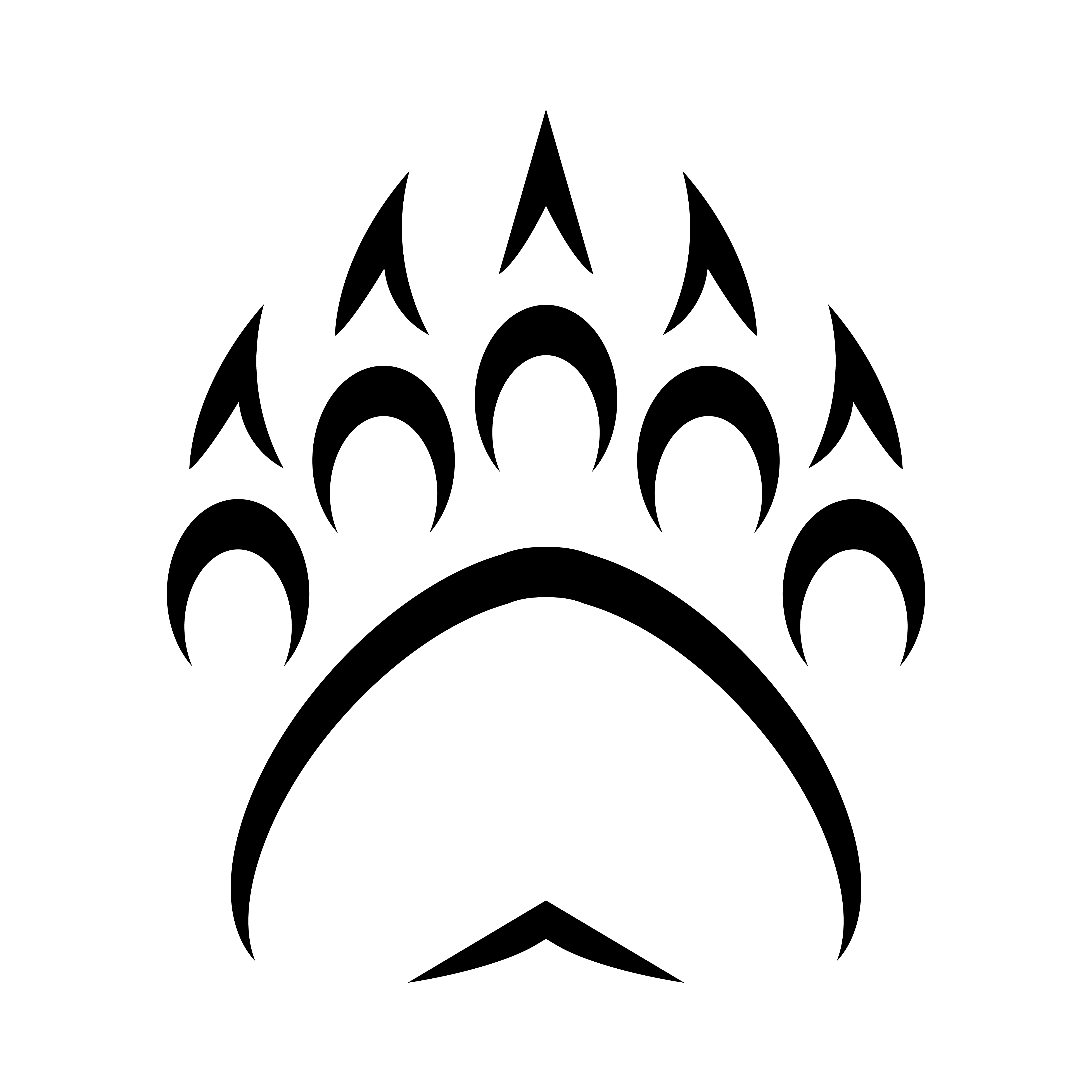 Grizzly bear claw vector illustration 506928 Vector Art at Vecteezy Grizzly bear claw vector illustration 506928 Vector Art at Vecteezy