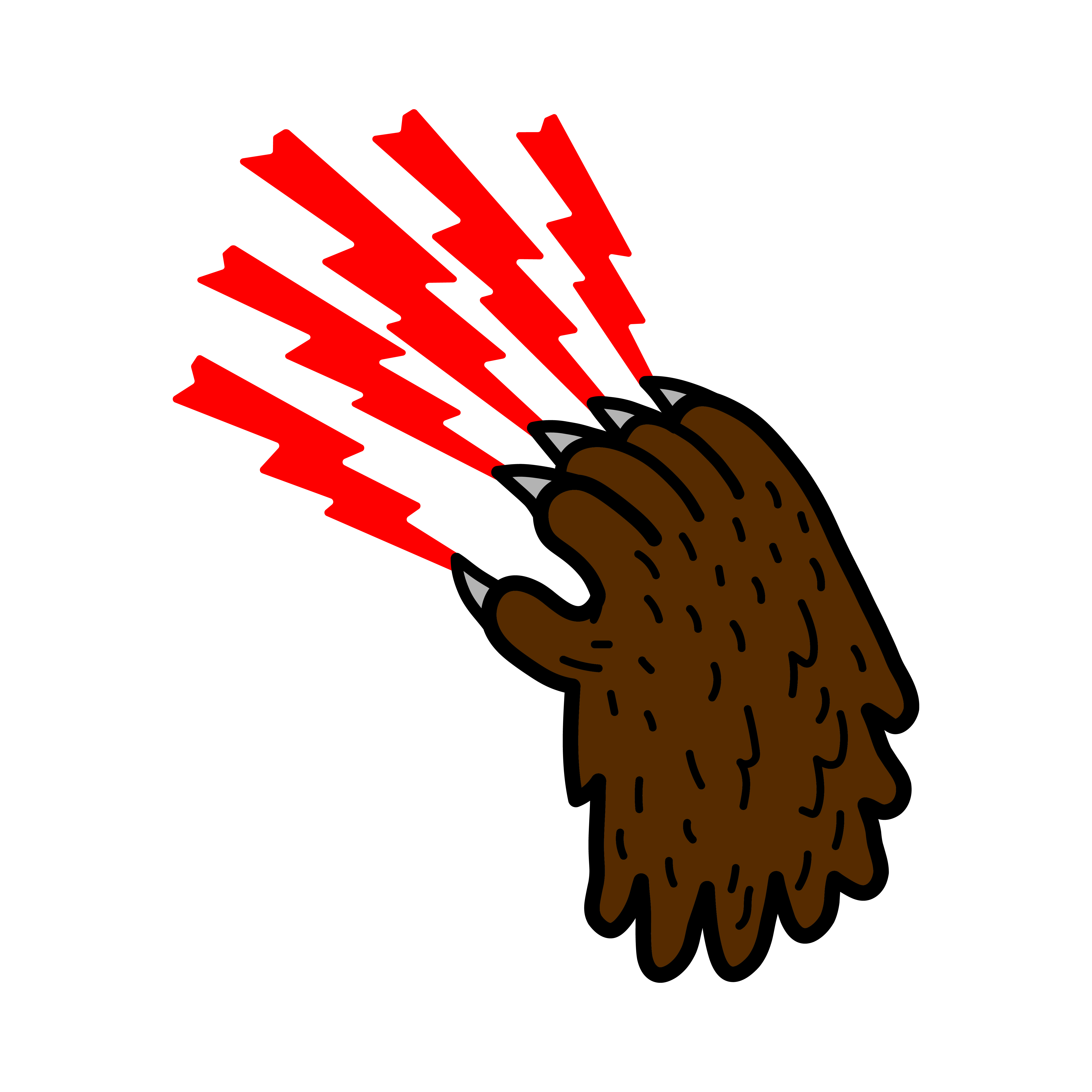 Grizzly bear claw vector illustration 507251 Vector Art at Vecteezy Grizzly bear claw vector illustration 507251 Vector Art at Vecteezy