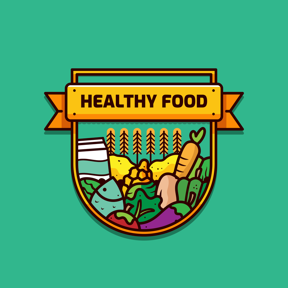 Healthy Food Vector 508887 Vector Art at Vecteezy