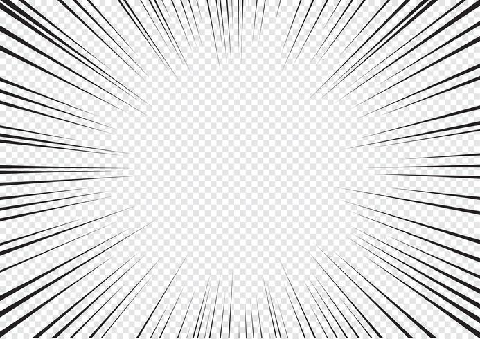 Abstract comic book flash explosion radial lines on transparent ... Abstract comic book flash explosion radial lines on transparent ...