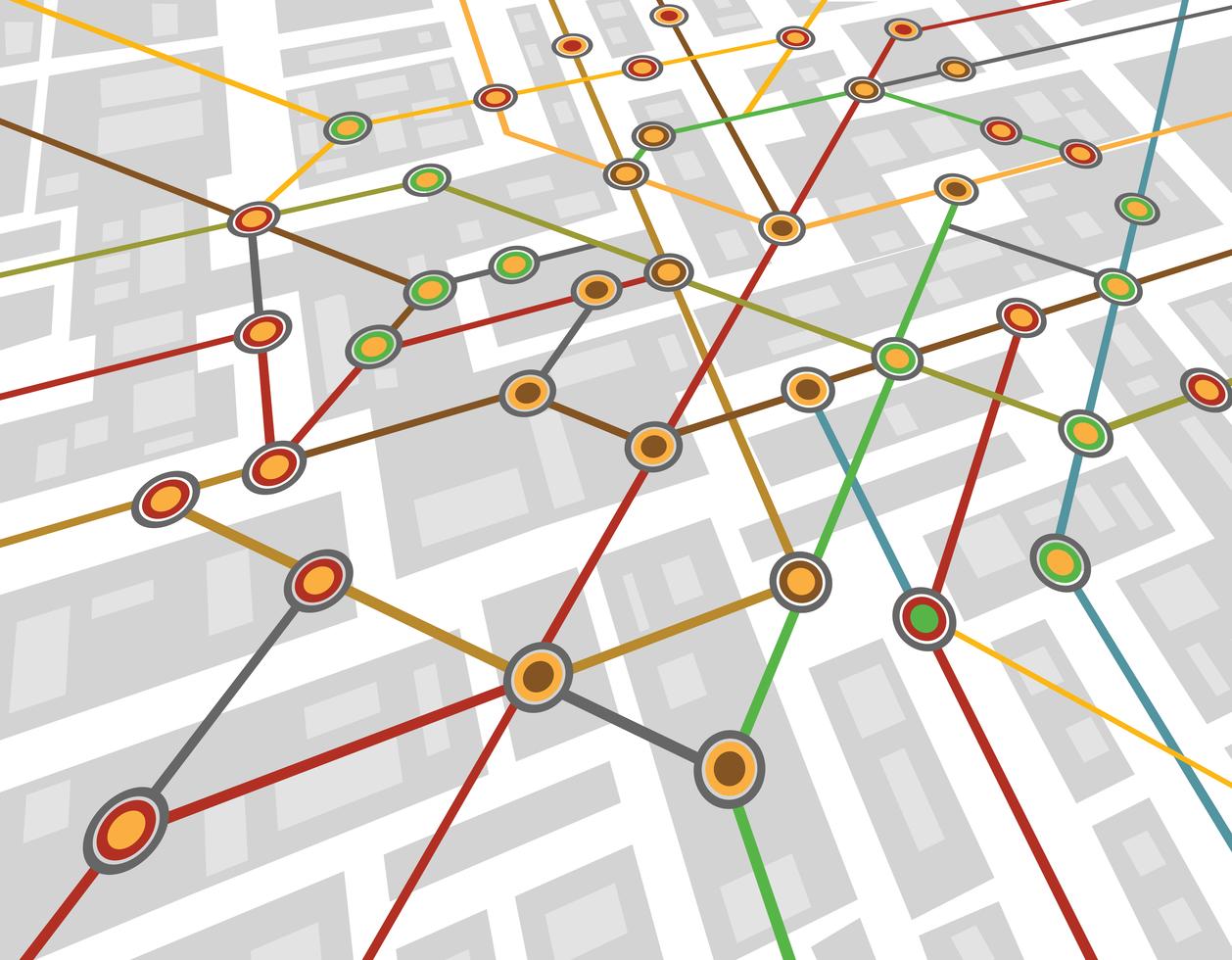 subway map 511709 Vector Art at Vecteezy
