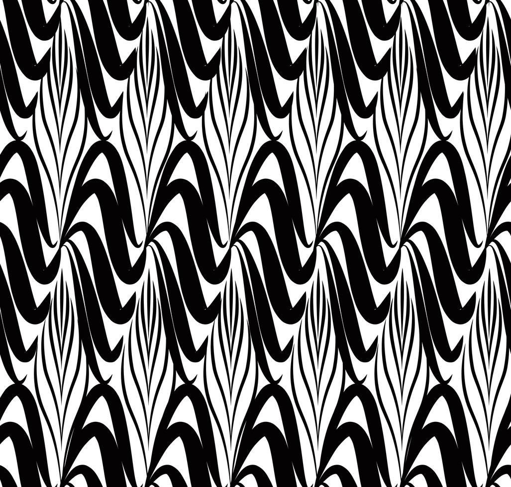 Abstract Seamless Pattern Floral Oriental Geometric Line Ornament