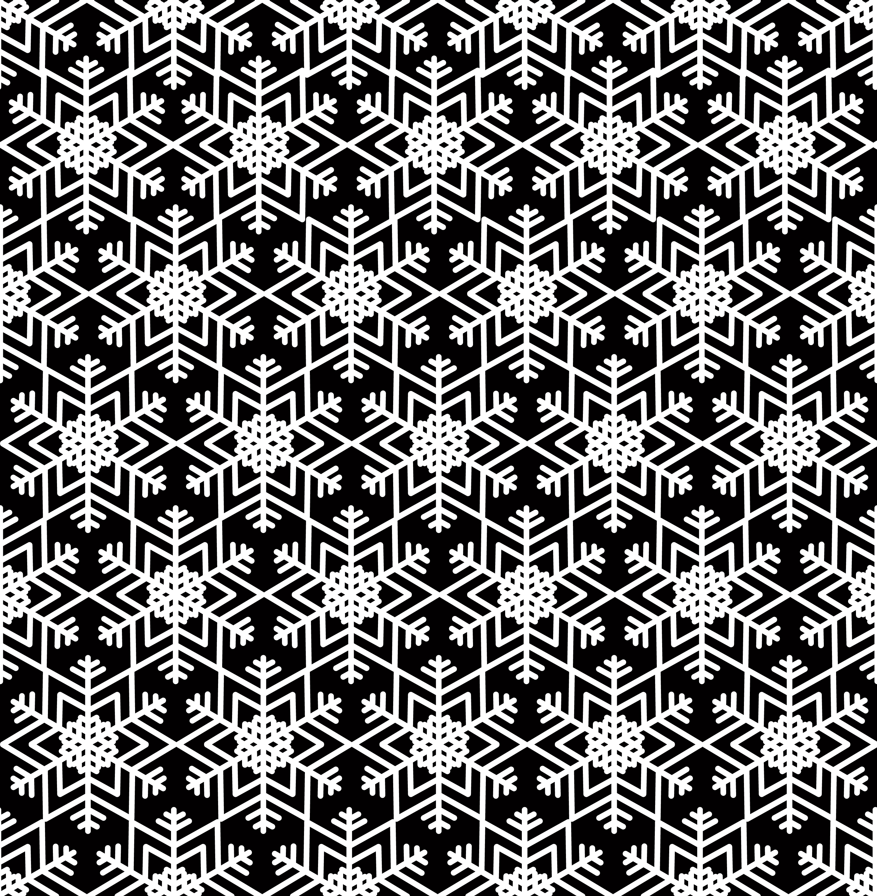 Snowflake tile pattern Winter holiday ornament Geometric texture 512062 ...