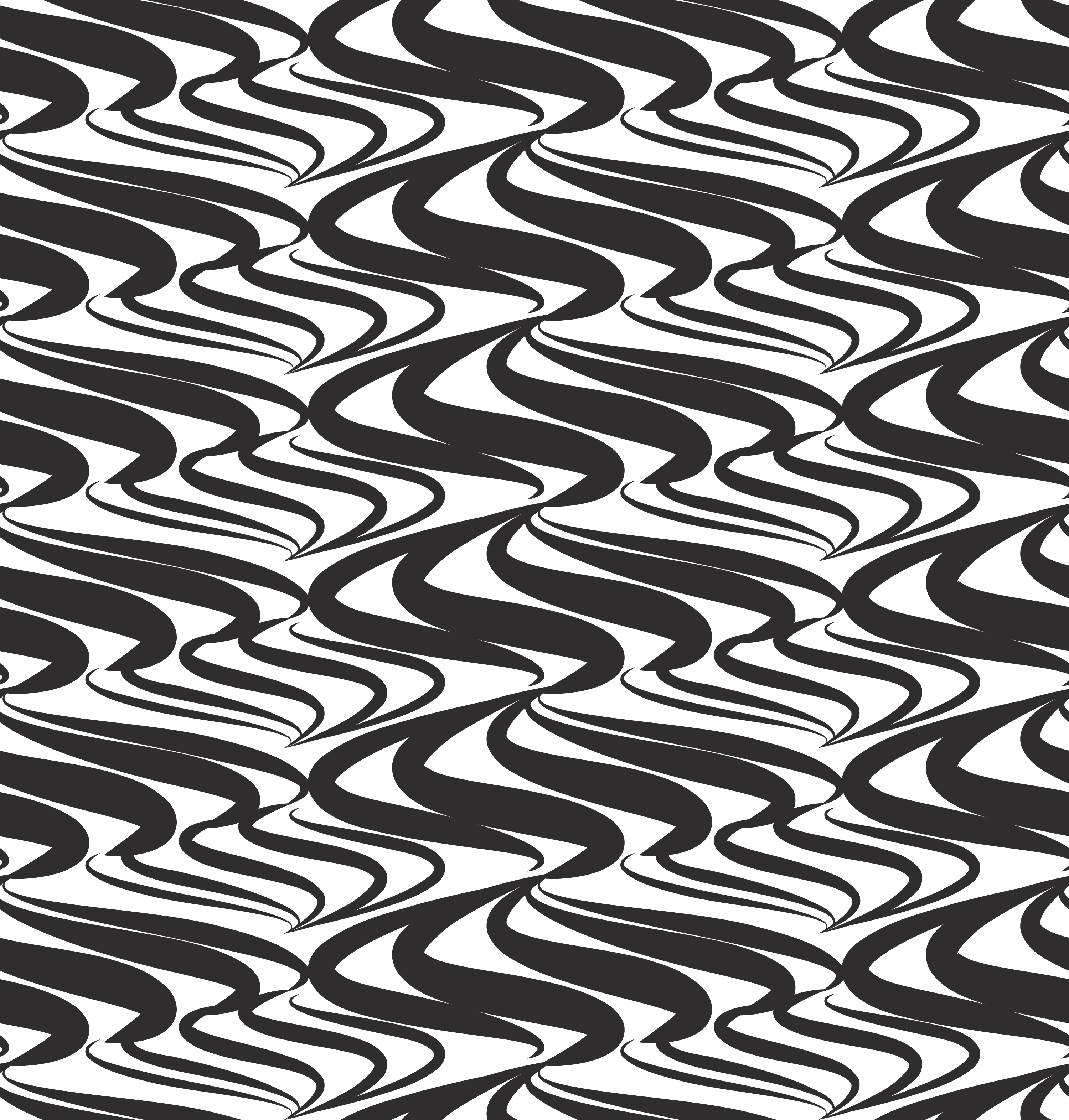 Abstract Seamless Pattern Floral Oriental Geometric Line Ornament