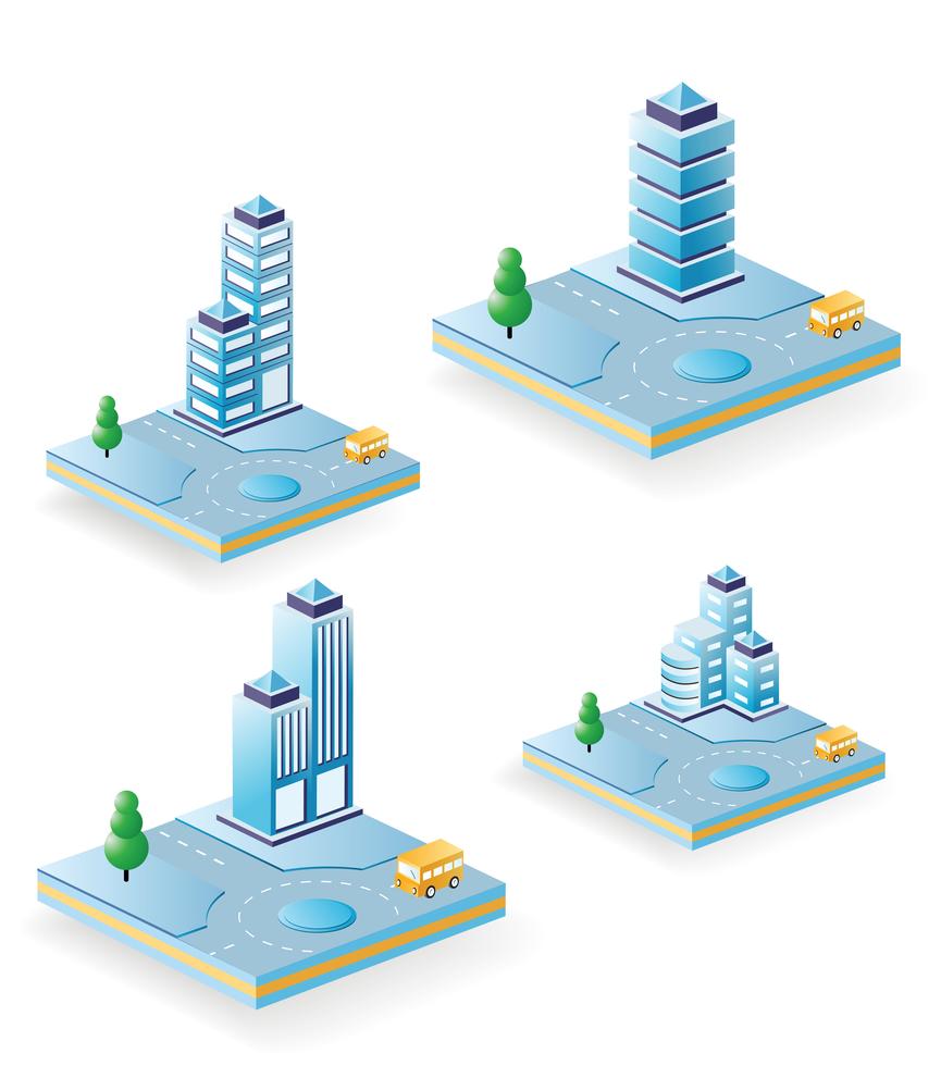 Vector buildings 512263 Vector Art at Vecteezy