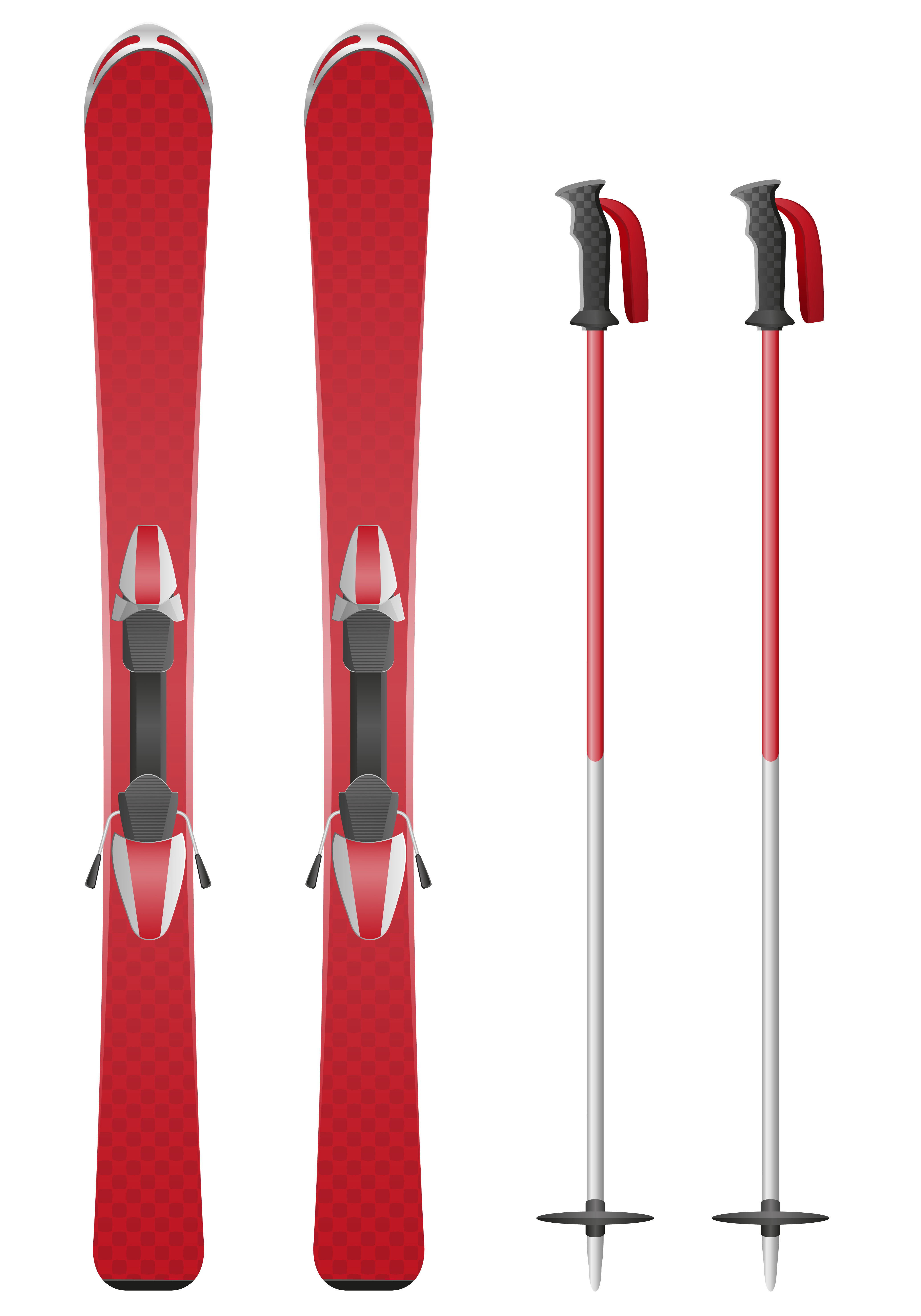 ski and sticks vector illustration 513502 Vector Art at Vecteezy