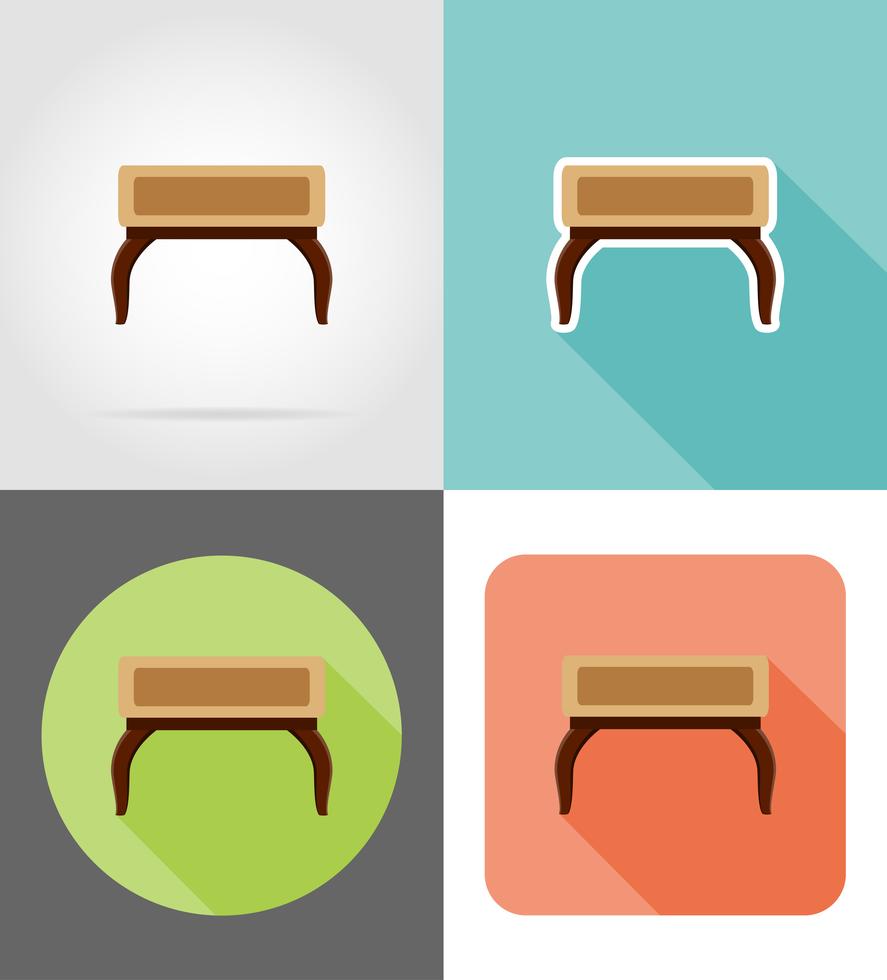 furniture set flat icons vector illustration 515435 Vector Art at Vecteezy furniture set flat icons vector illustration 515435 Vector Art at Vecteezy