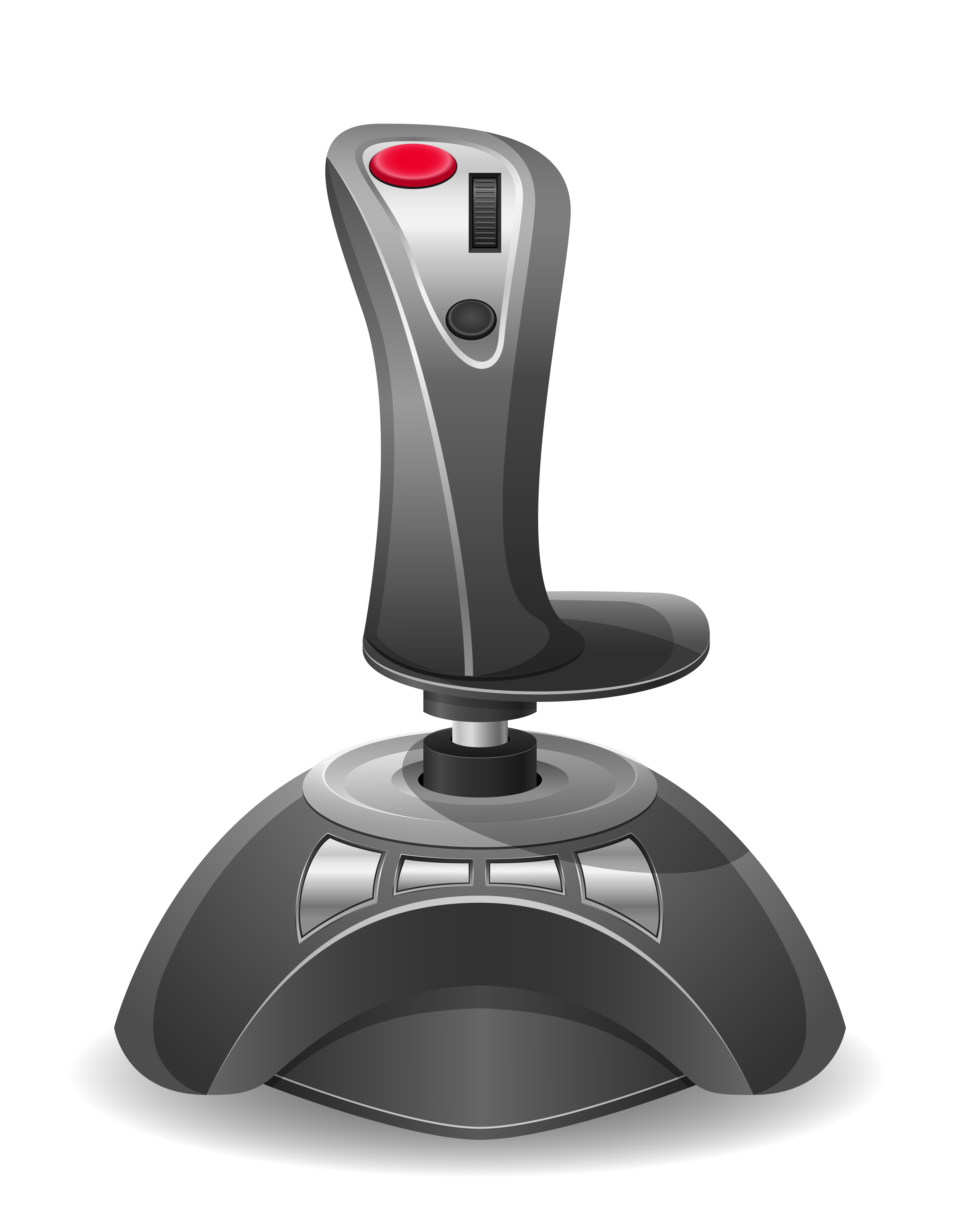 Joystick For Gaming Console Vector Illustration Eps 10 515814 Vector