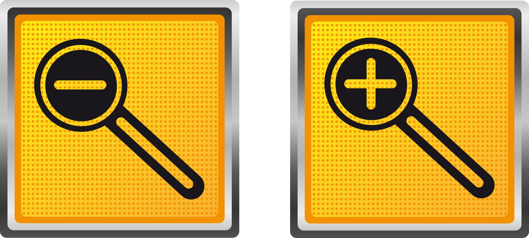 icons magnifier increase and decrease for design vector illustration 515866 Vector Art at Vecteezy