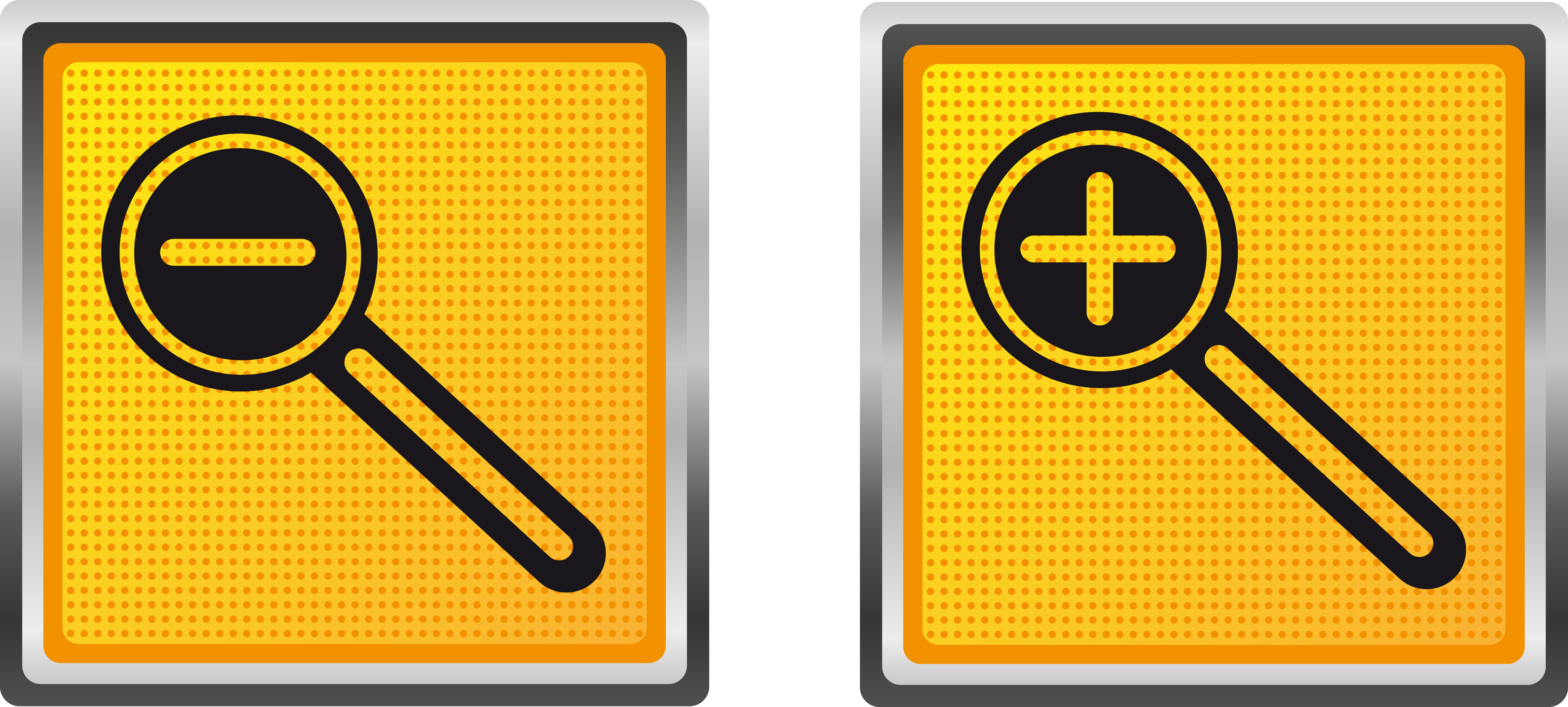 icons magnifier increase and decrease for design vector illustration 515866 Vector Art at Vecteezy