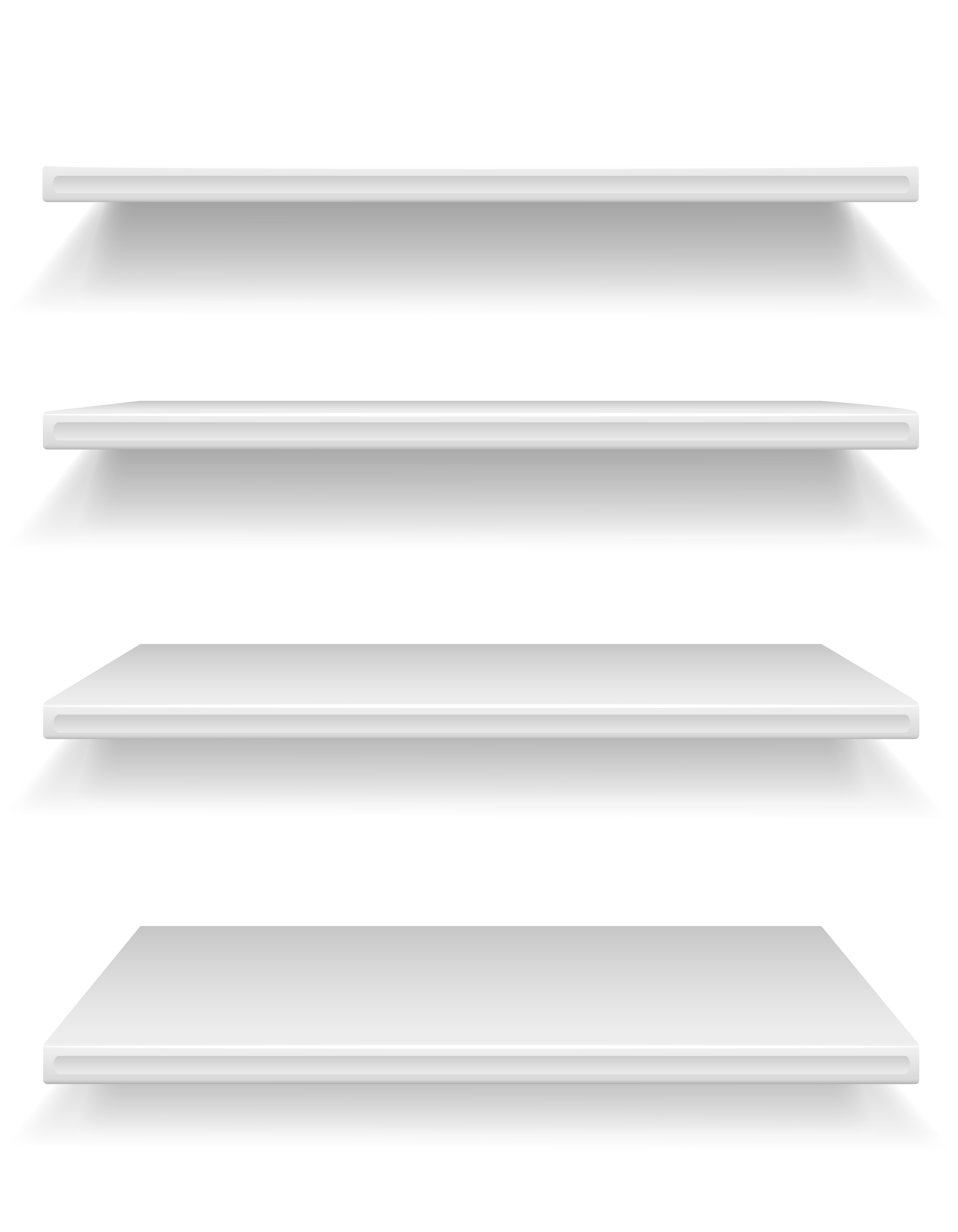 plastic shelf vector illustration 516371 Vector Art at Vecteezy