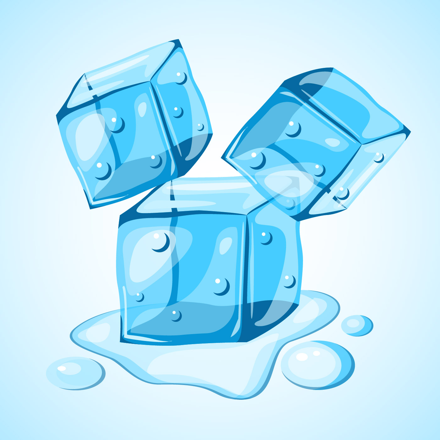 Cubo De Hielo Vector De Dibujos Animados Vector En Vecteezy Sexiz Pix