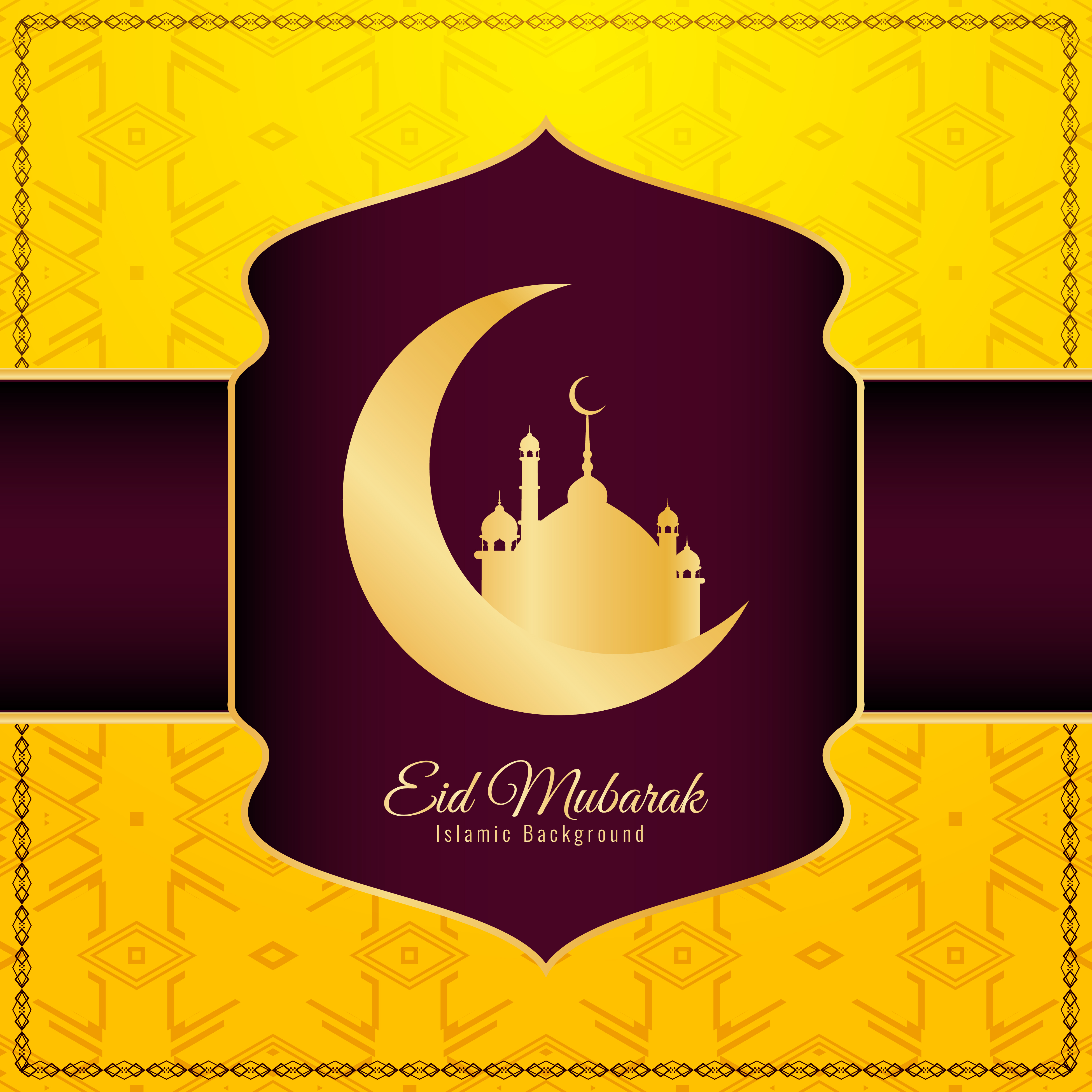 Abstract elegant Eid Mubarak decorative background 517913 Vector Art at ... Abstract elegant Eid Mubarak decorative background 517913 Vector Art at ...