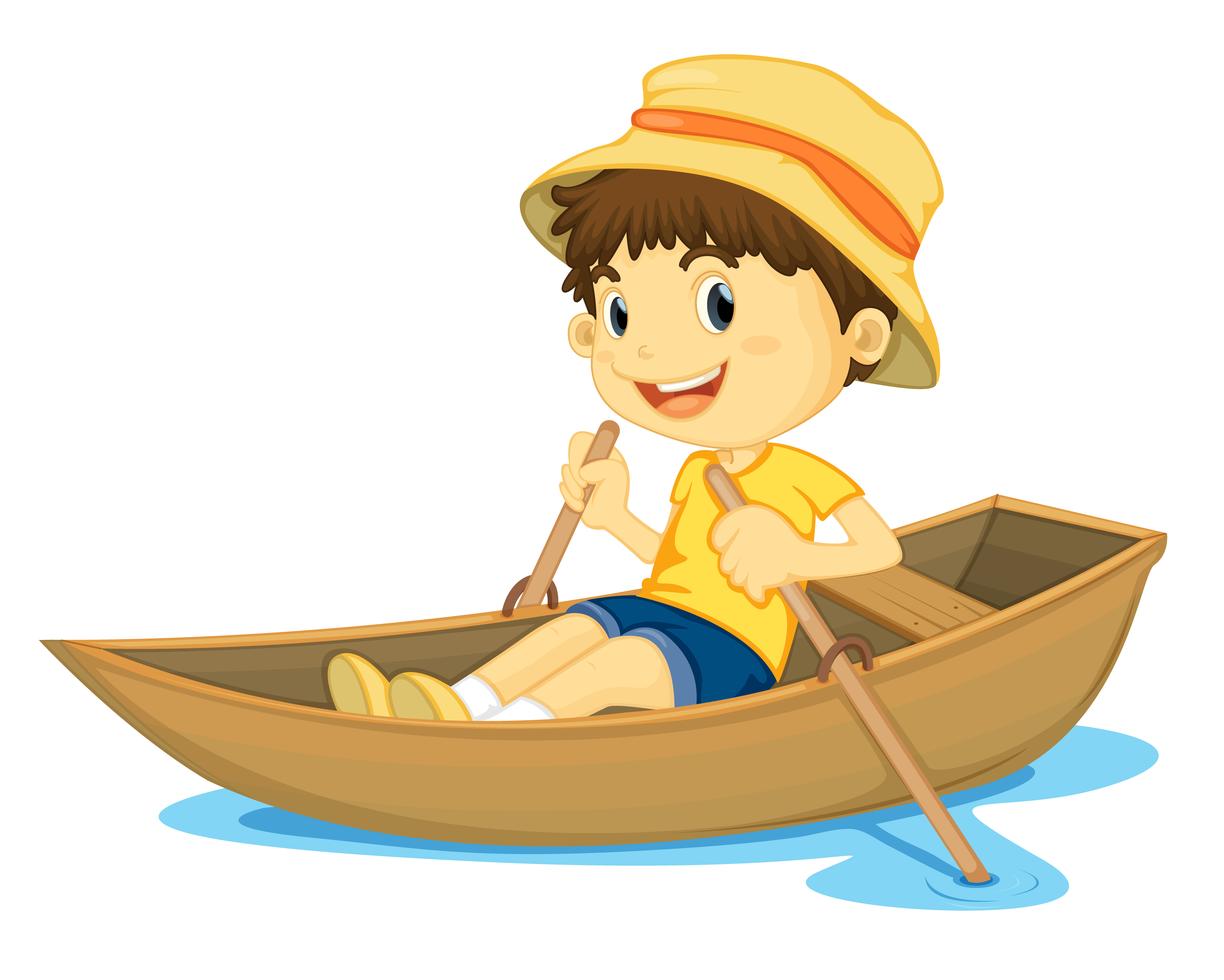 Rowing boy 521825 Vector Art at Vecteezy