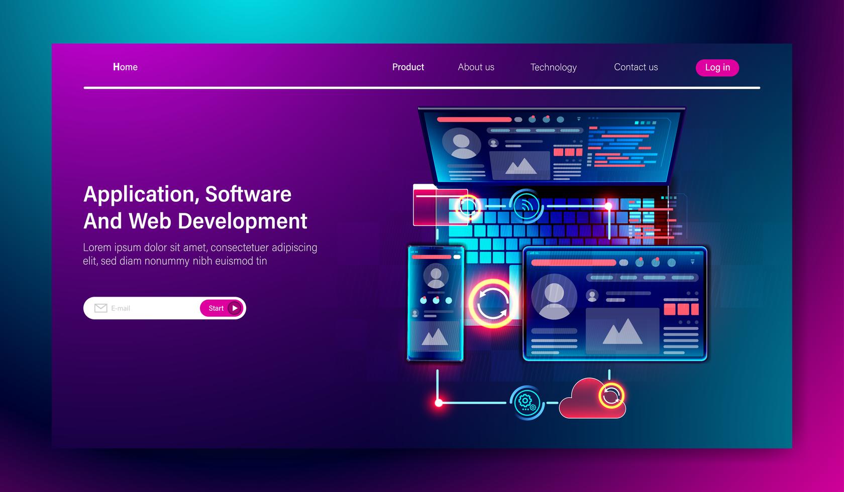 Software And Web User Interface Development Mobile Application Building Cross Platform 523206
