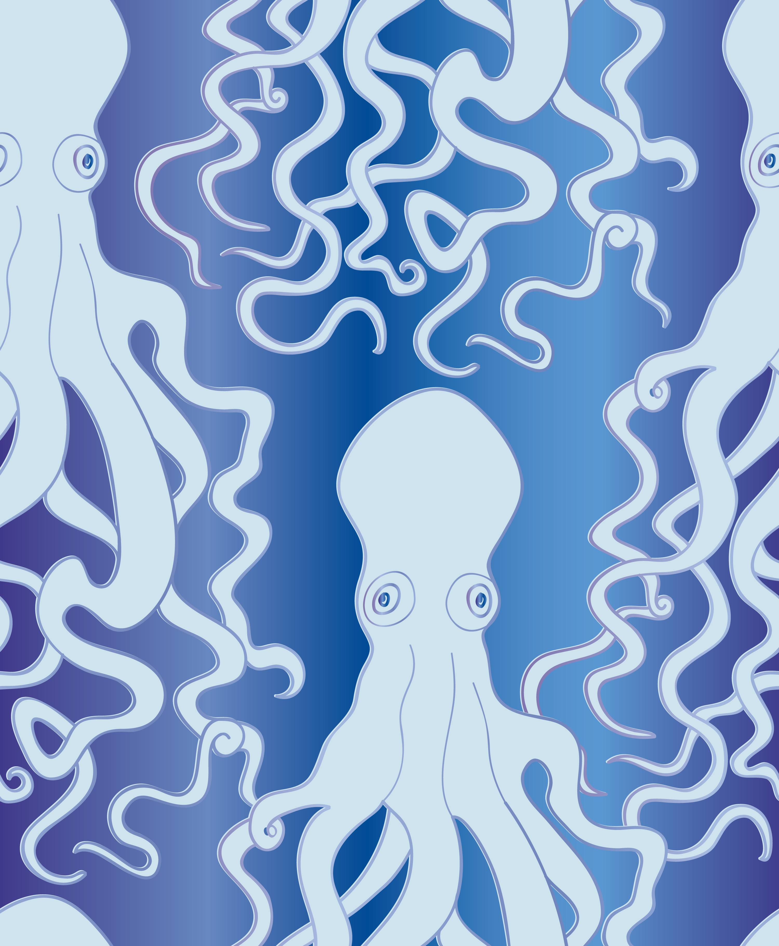 Octopus seamless pattern. Underwater marine life background 524765 ... Octopus seamless pattern. Underwater marine life background 524765 ...