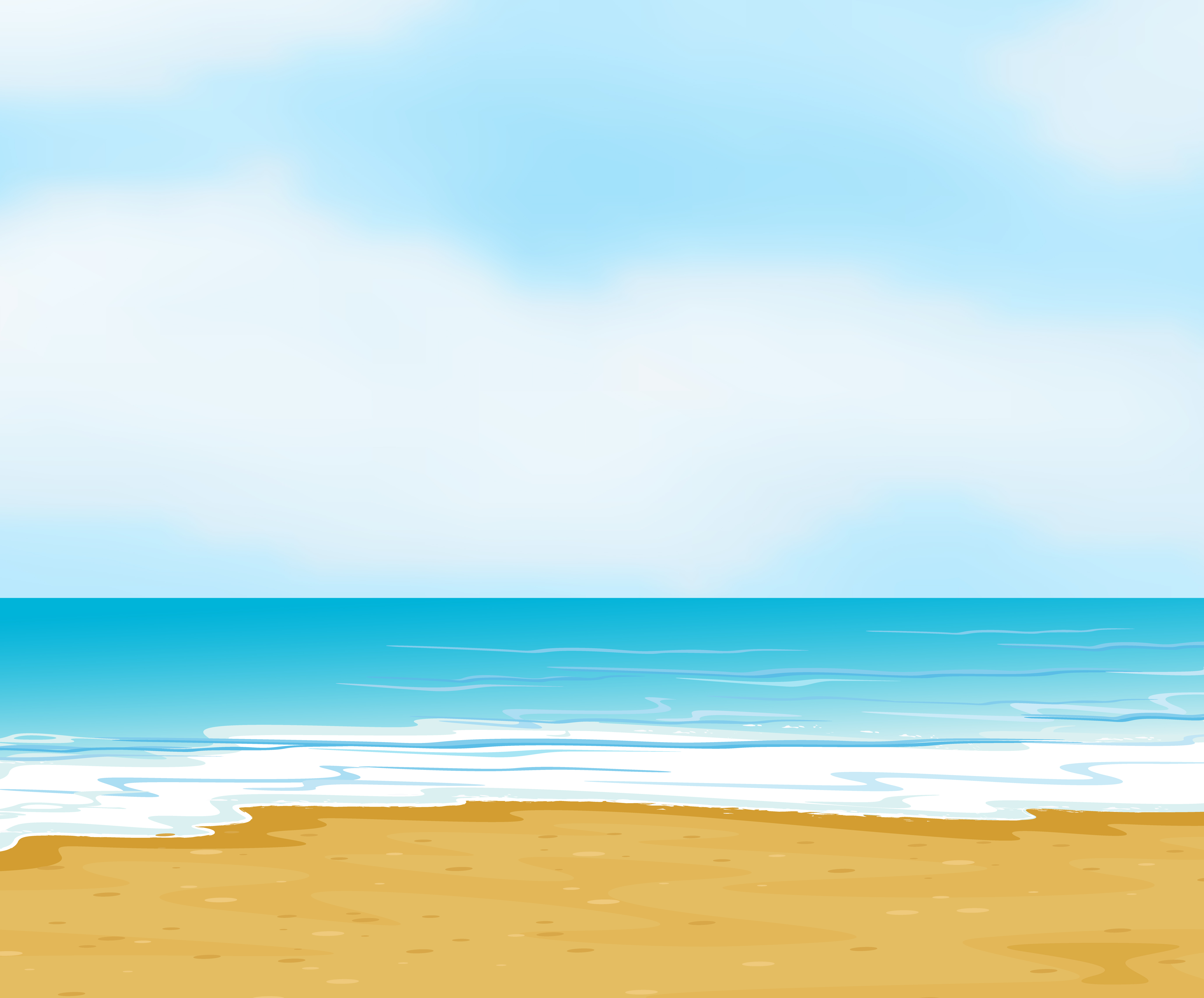an ocean and a beach 526018 Vector Art at Vecteezy
