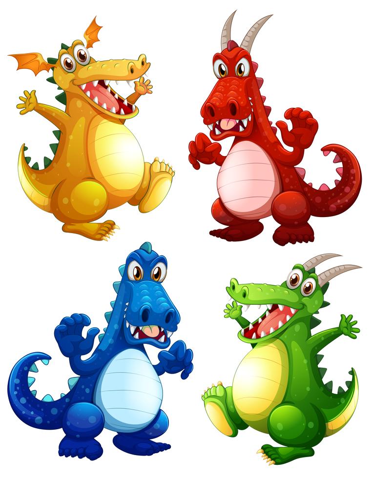 Dragons 526366 Vector Art at Vecteezy