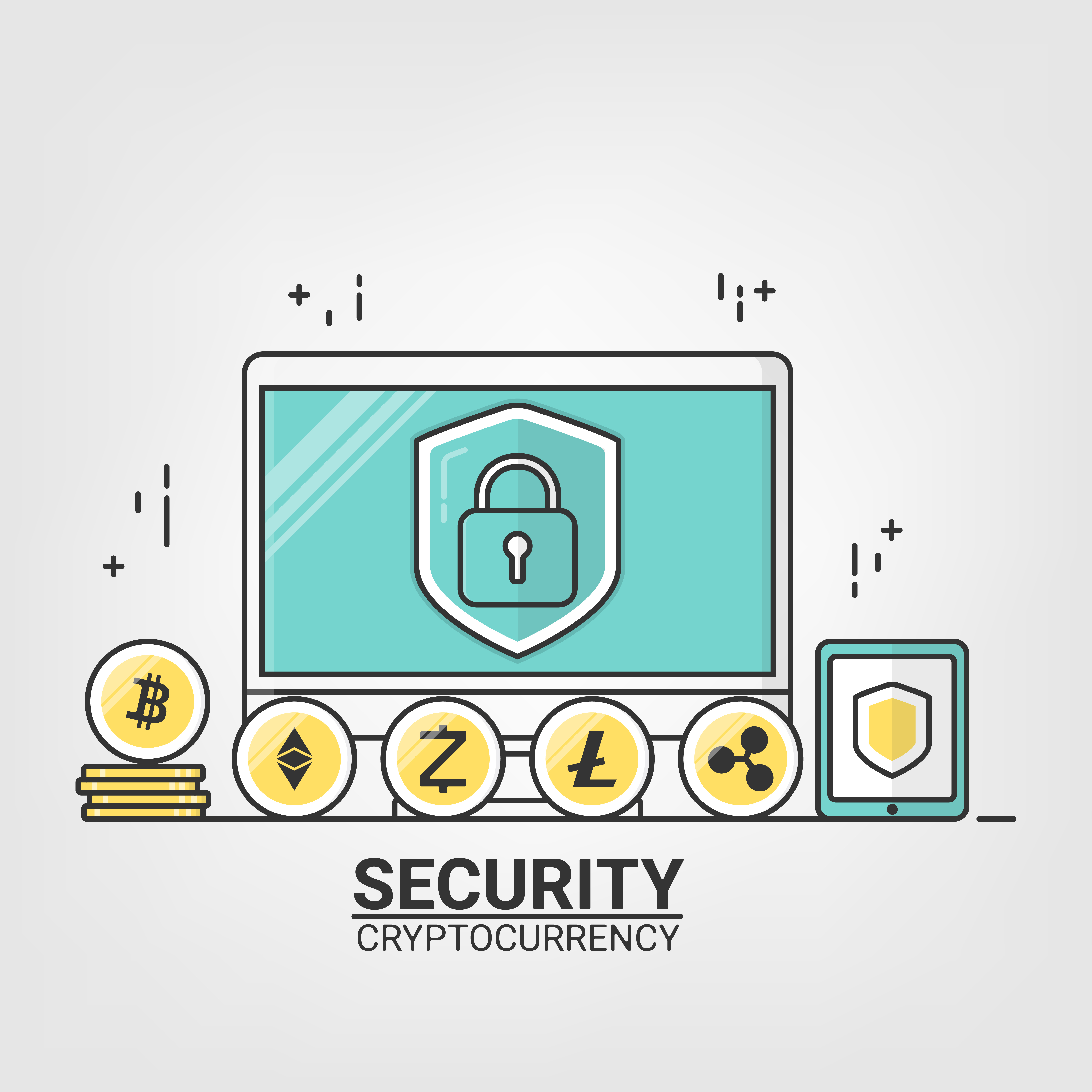 Cryptocurrency With Blockchain Network Technology Security Of