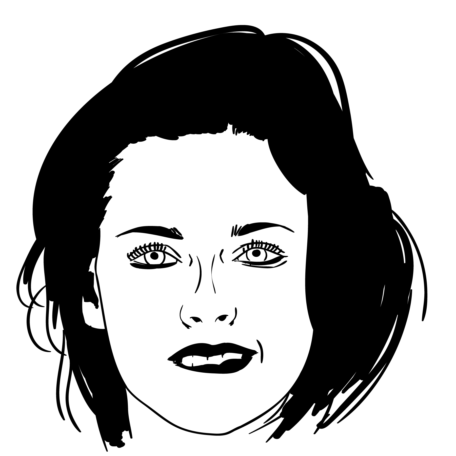 Lip Biting Vector Download Free Vectors Clipart Graphics And Vector Art