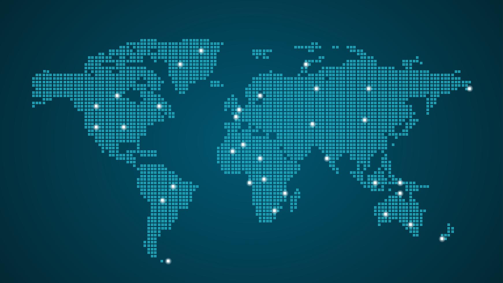 World Map 532976 Vector Art at Vecteezy