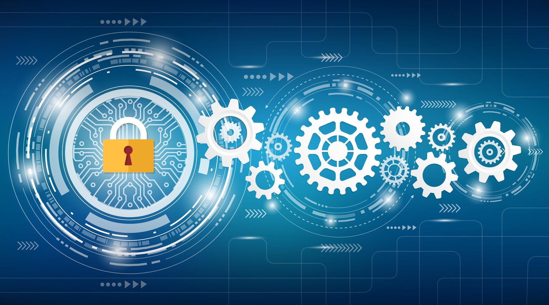 Concept Is Data Security Center Shield On Computer Laptop Protect Sensitive Data Internet