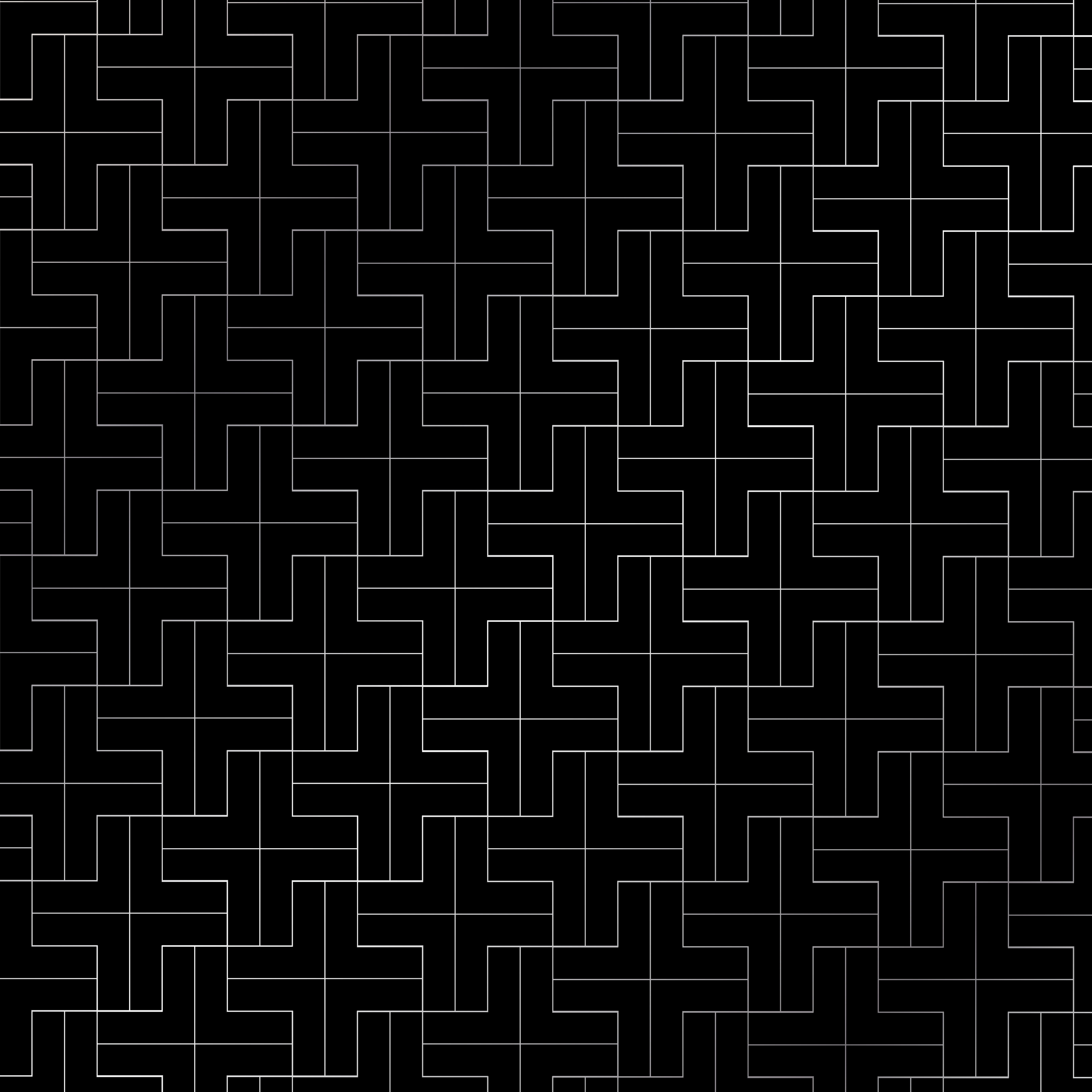 Abstract Repeating Plus Pattern Silver Color Geometric On Black