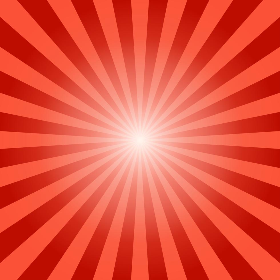 Abstract Sunbeams Red Rays Background Vector Illustration 539589