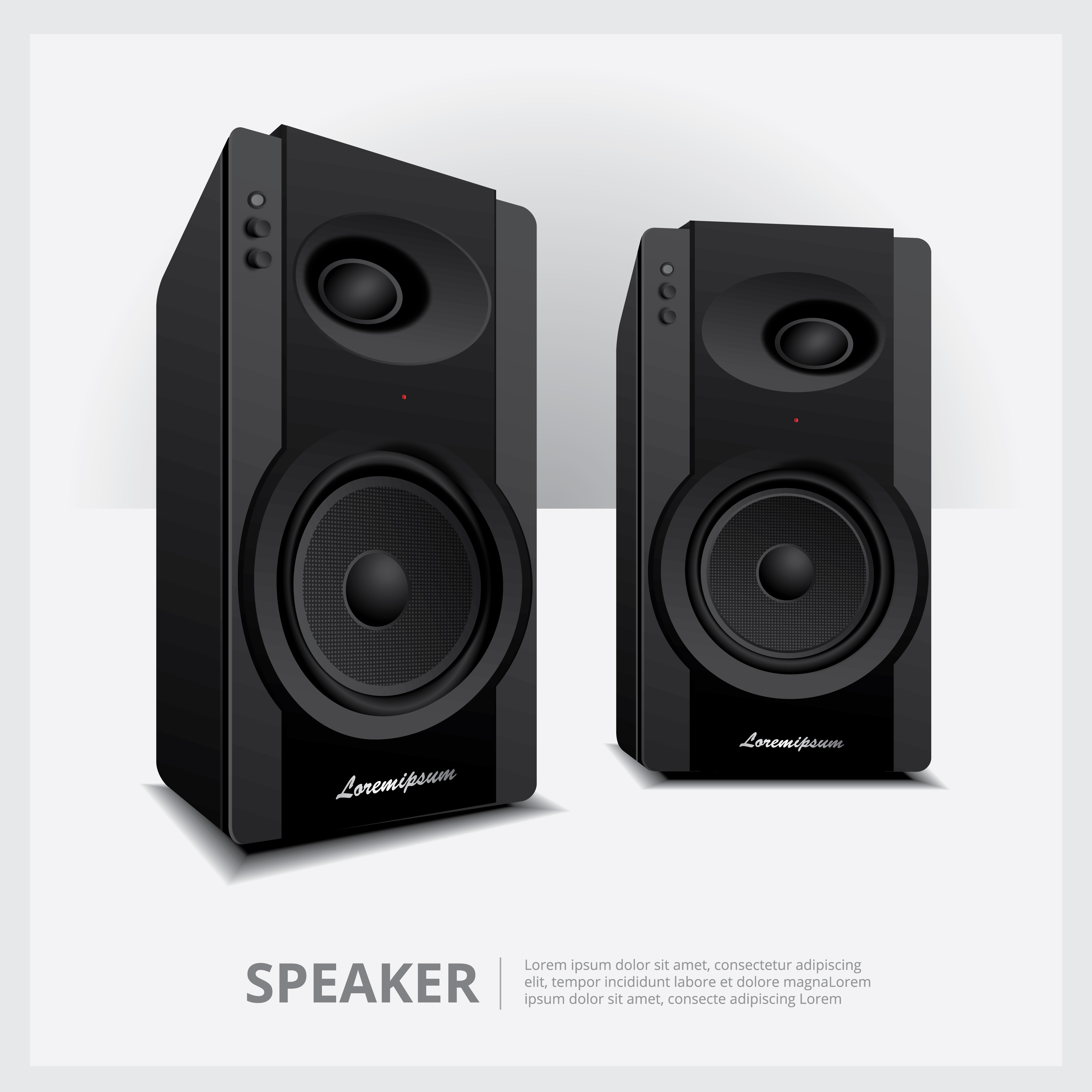 Speakers Isolated Vector Illustration 540164 Vector Art At Vecteezy