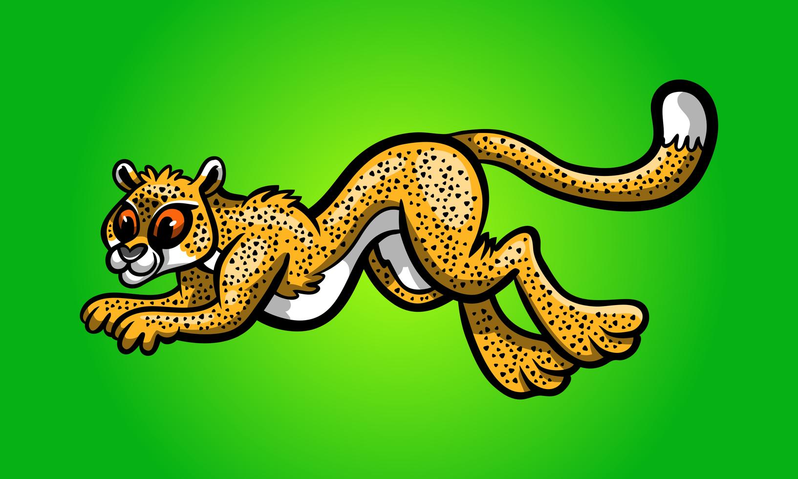 Cheetah big cat vector illustration 540187 Vector Art at Vecteezy