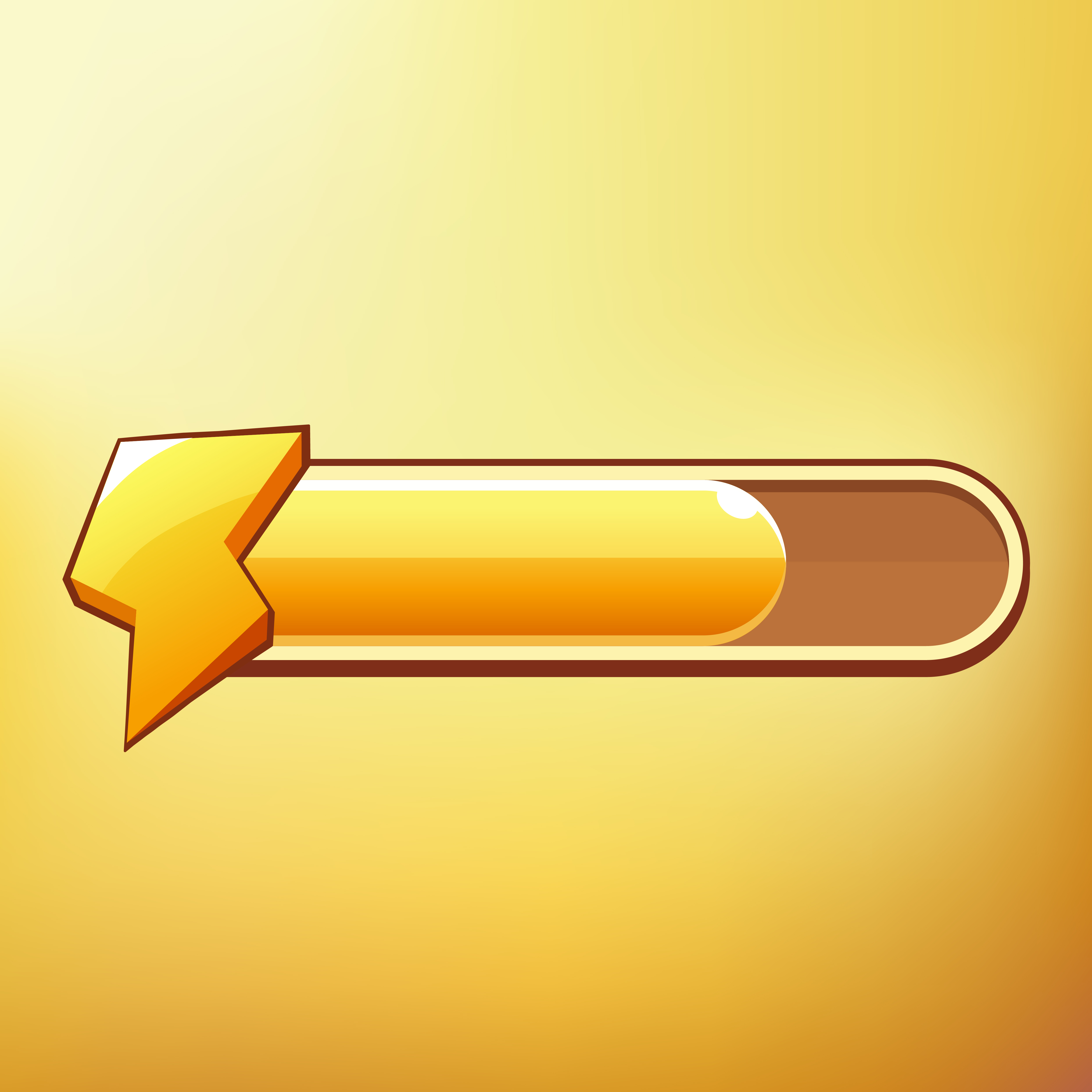 Cartoon Energy Different symbols asset GUI elements for casual mobile ...