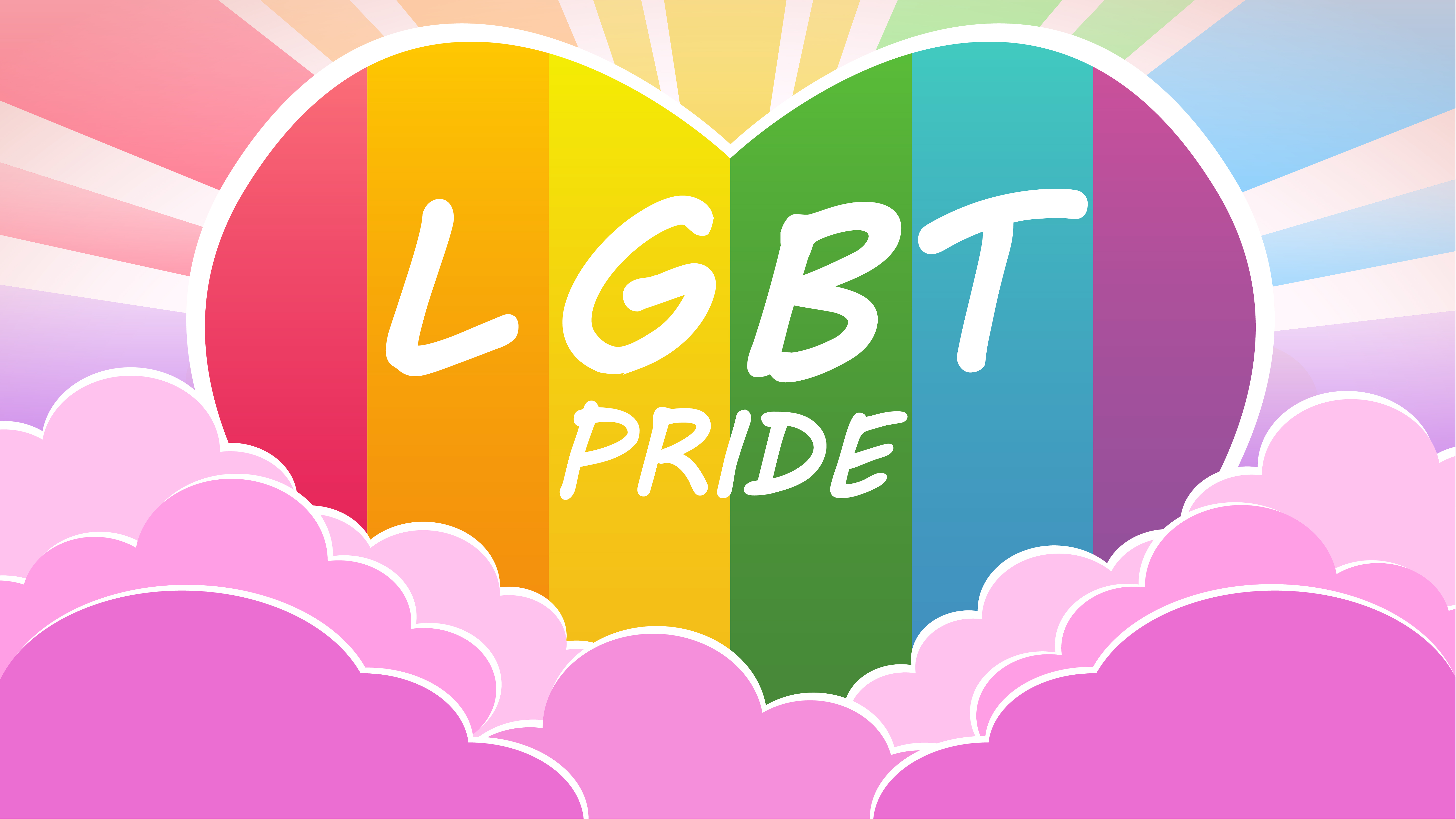 Lgbt pride colorful sky with clouds and sun heart 540945 Vector Art at ... Lgbt pride colorful sky with clouds and sun heart 540945 Vector Art at ...