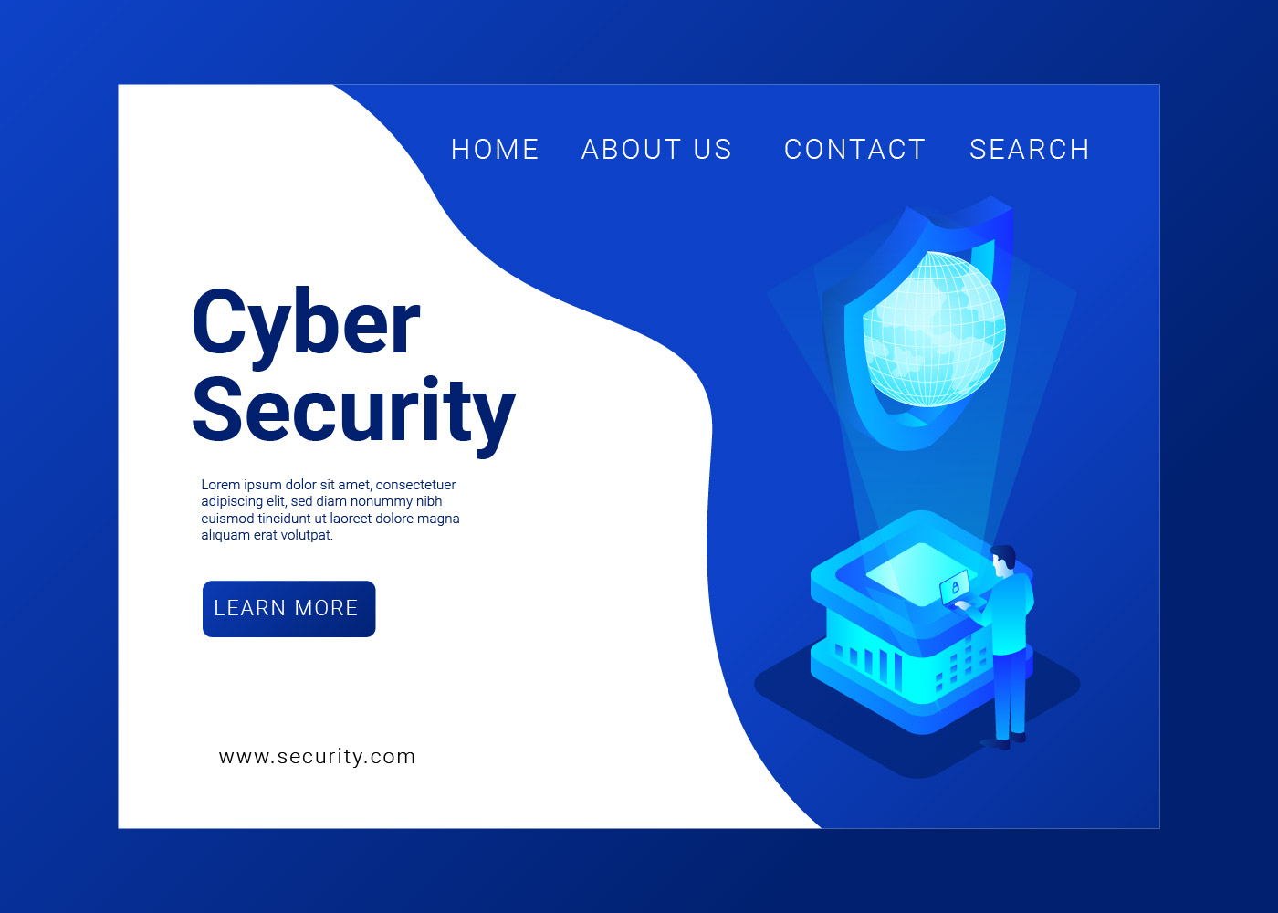 Cyber Security Landing Page Vector 542120 Vector Art at Vecteezy Cyber Security Landing Page Vector 542120 Vector Art at Vecteezy