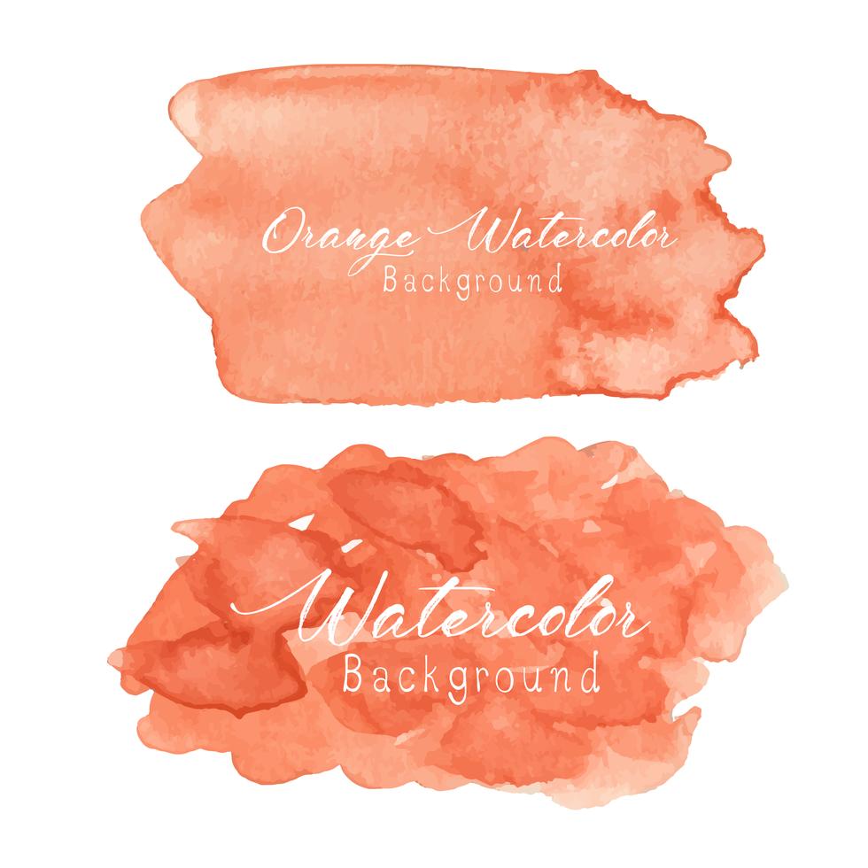 Orange abstract watercolor background. Vector illustration. 542361 ...