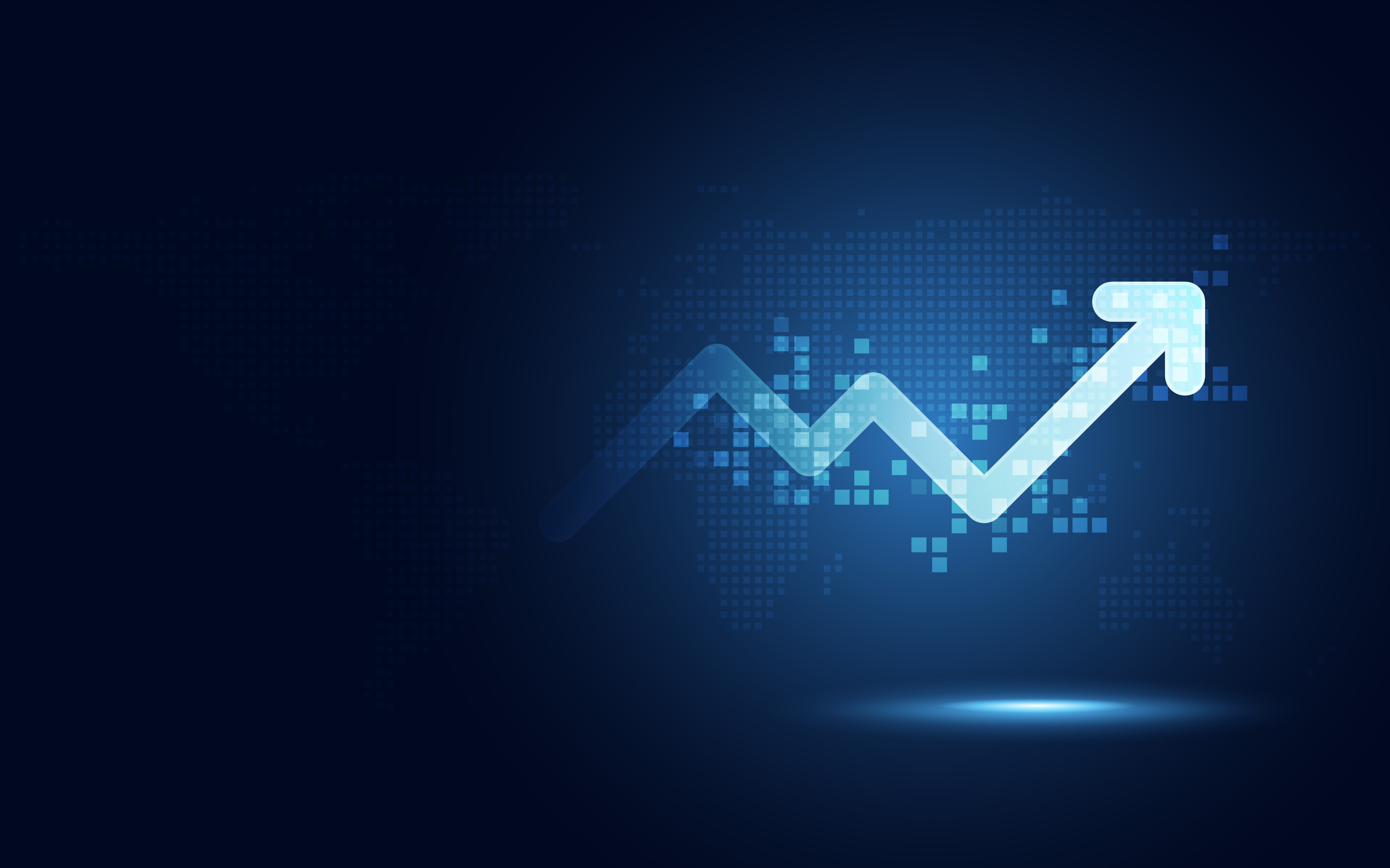 Futuristic raise arrow chart digital transformation abstract technology ... Futuristic raise arrow chart digital transformation abstract technology ...