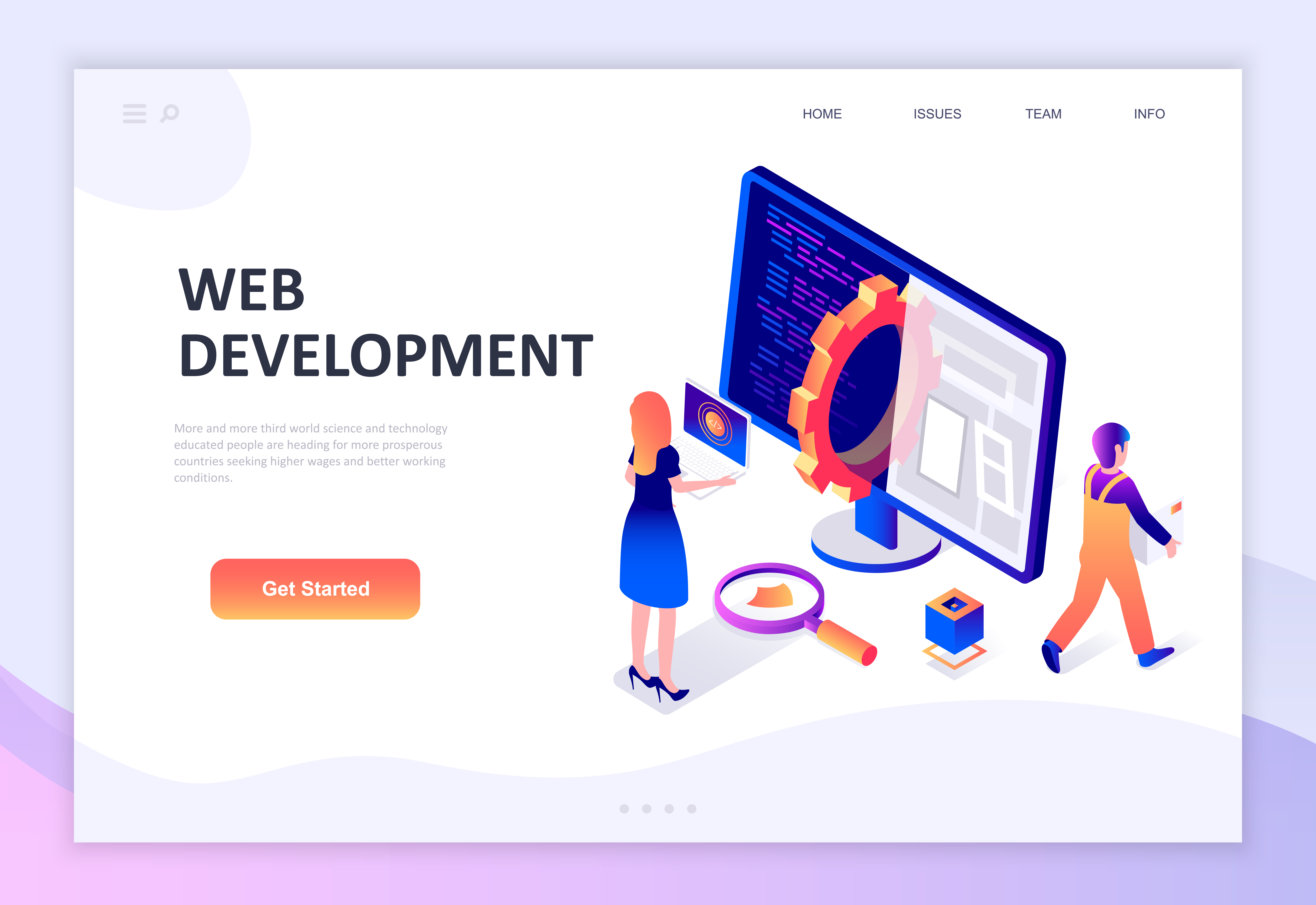 Modern flat design isometric concept of Web Development 543864 Vector ... Modern flat design isometric concept of Web Development 543864 Vector ...