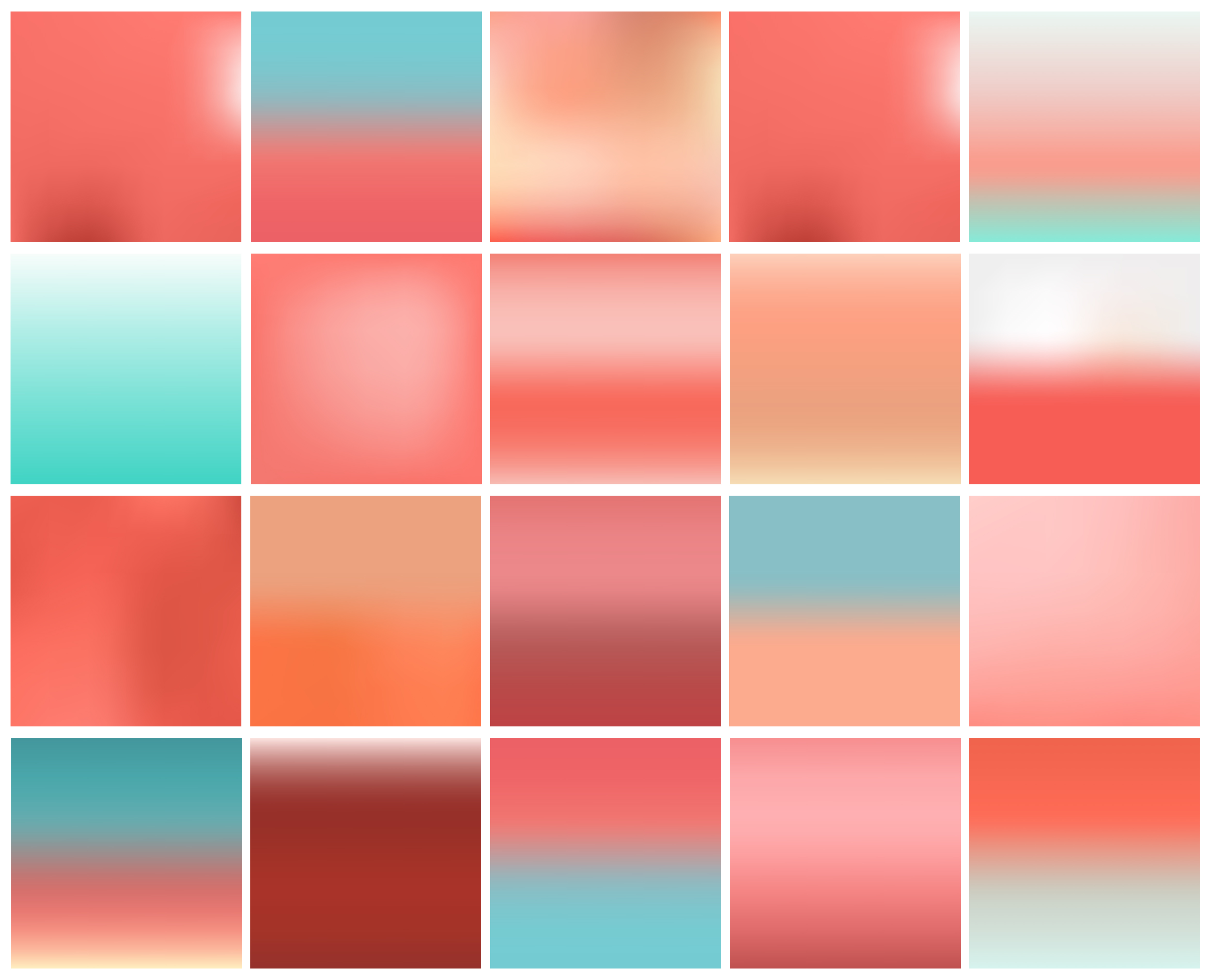 Mega pack of 20 blurred abstract background. Pastel tone color collection set. Wallpaper and ...