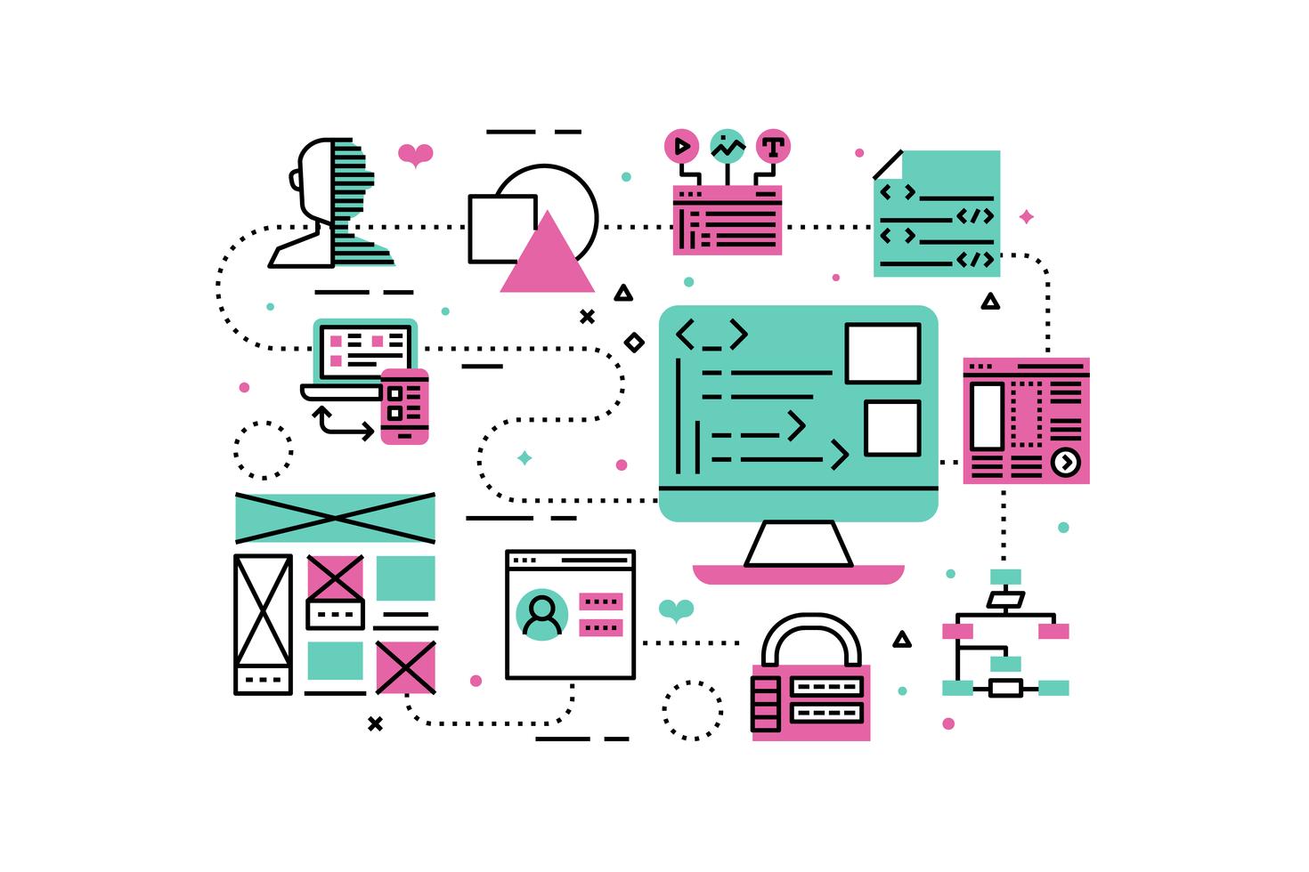 Web Programming Illustration 545254 Vector Art at Vecteezy