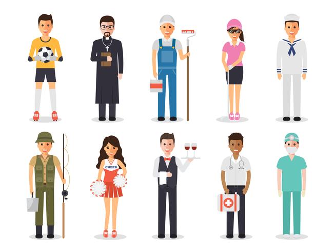 Occupation profession people. 547695 Vector Art at Vecteezy Occupation profession people. 547695 Vector Art at Vecteezy
