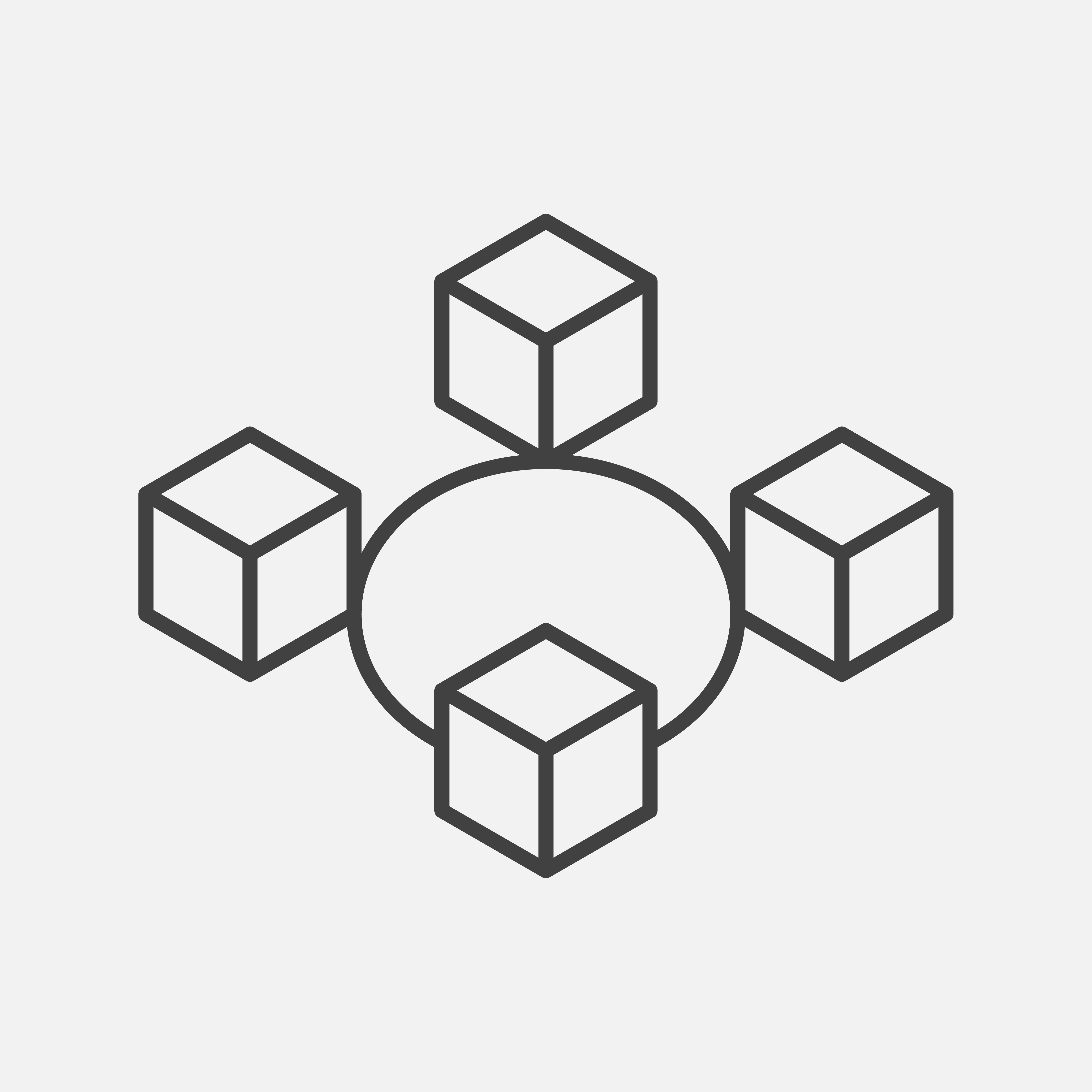 Blockchain Technology Thin Line Style Vector Block Chain Icons Or Logo