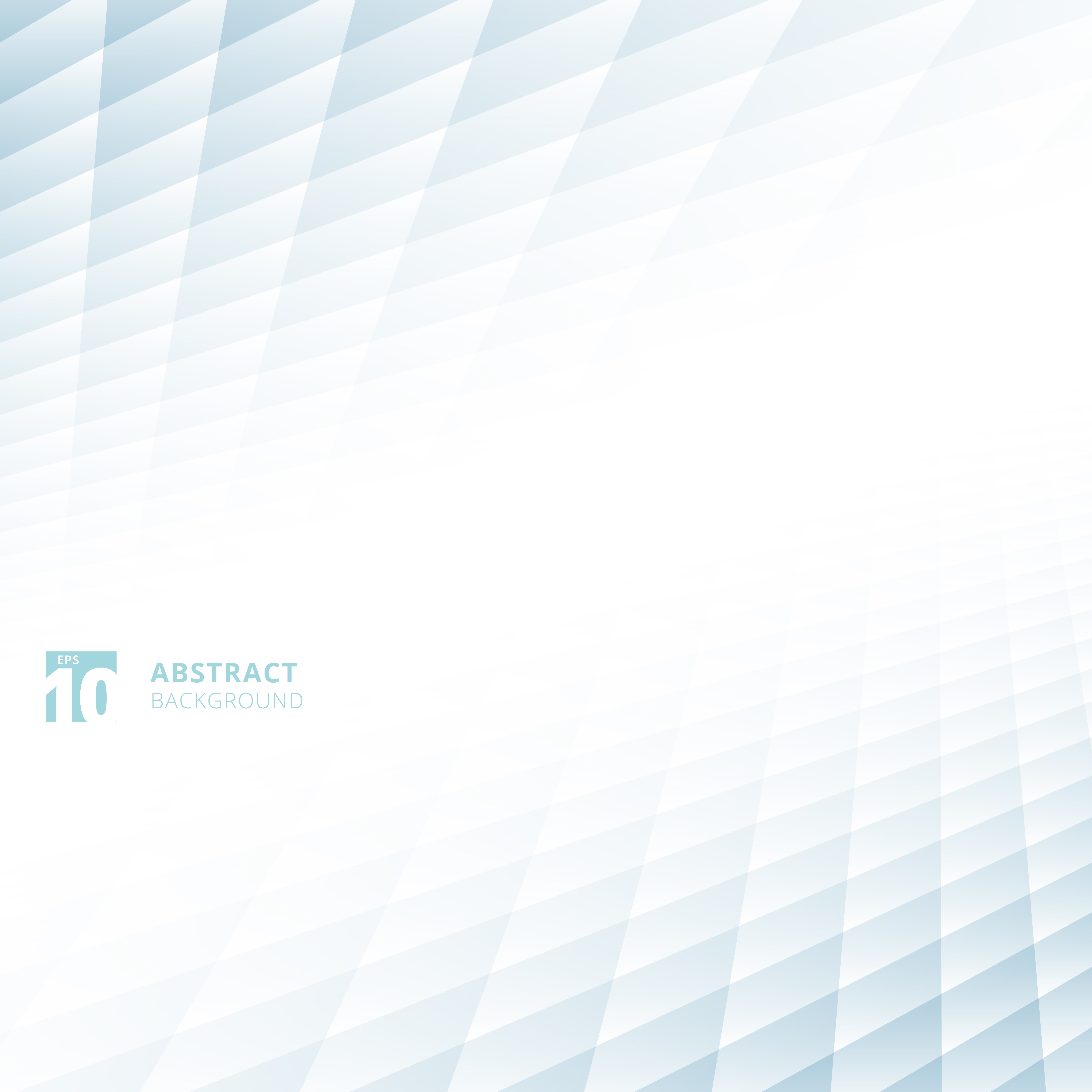 Abstract squares pattern geometric blue and white color perspective ...