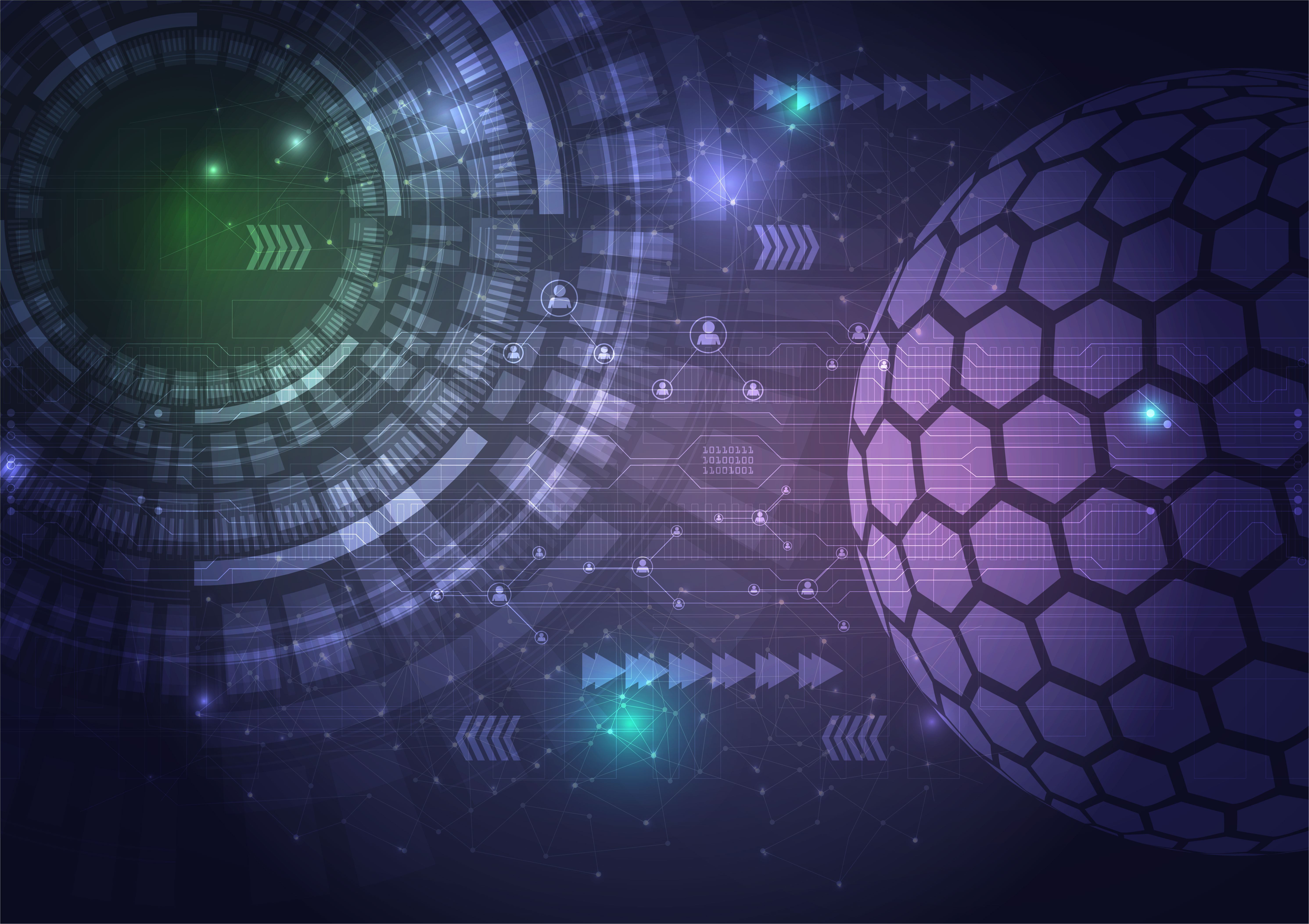 Digital technology circuit abstract background. Vector illustratio ... Digital technology circuit abstract background. Vector illustratio ...