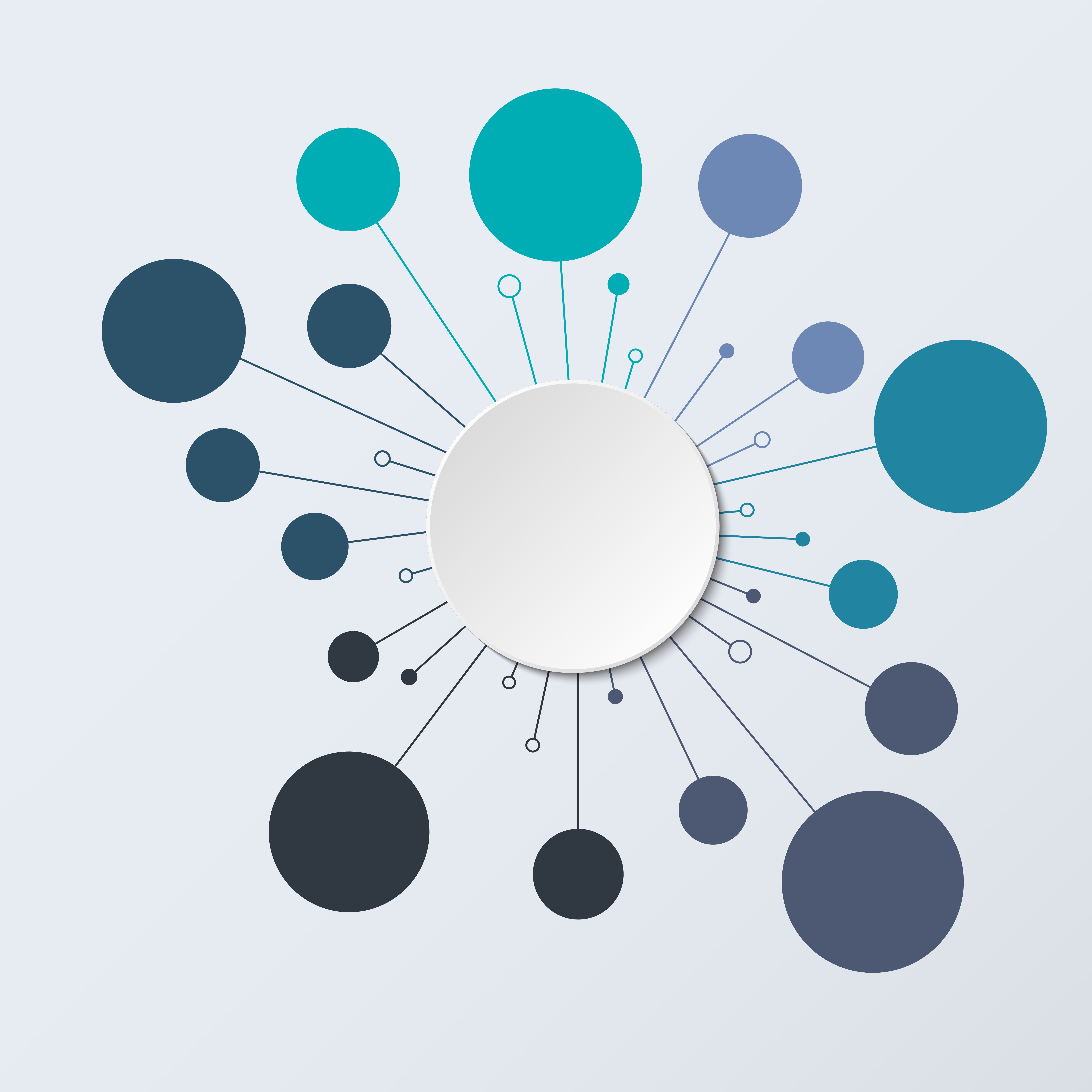 Infographic Concept. Business concept. Business circle template with ...