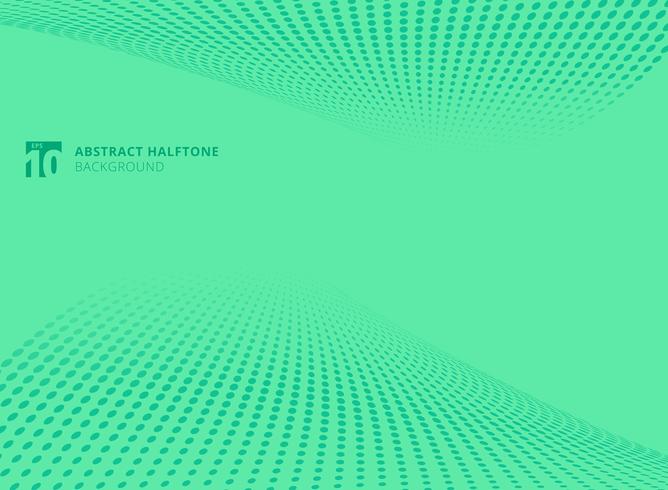 Abstract pattern dots green color halftone perspective background. 550236 Vector Art at Vecteezy